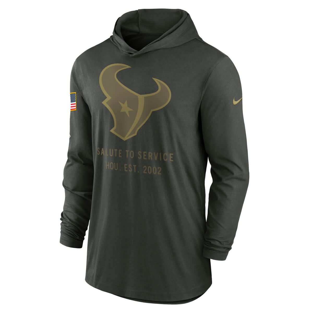 Nike Men's Nike Forest Green Houston Texans 2025 Salute to Service ...
