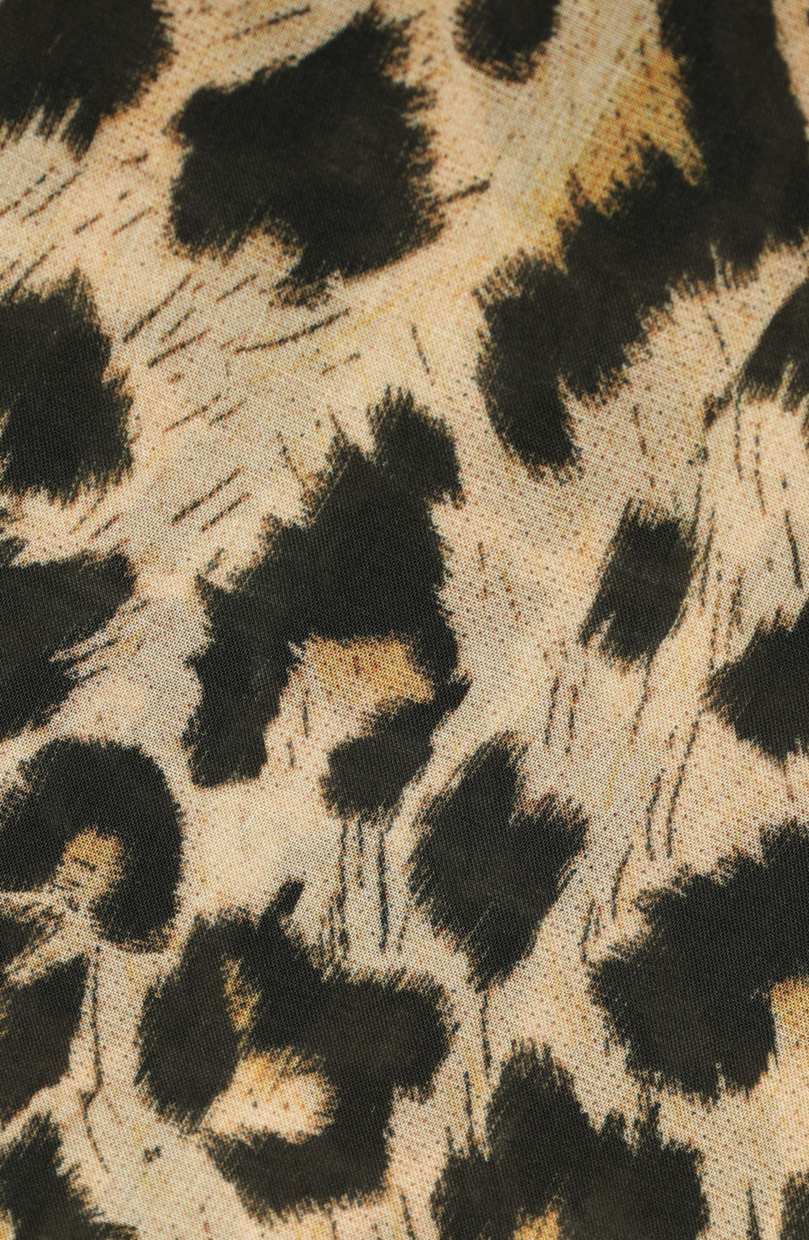 AllSaints Leopard Print Scarf | Nordstromrack