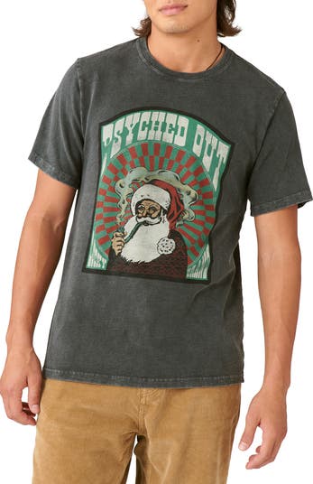 Lucky Brand Psyched Out Santa Graphic Tee | Nordstrom
