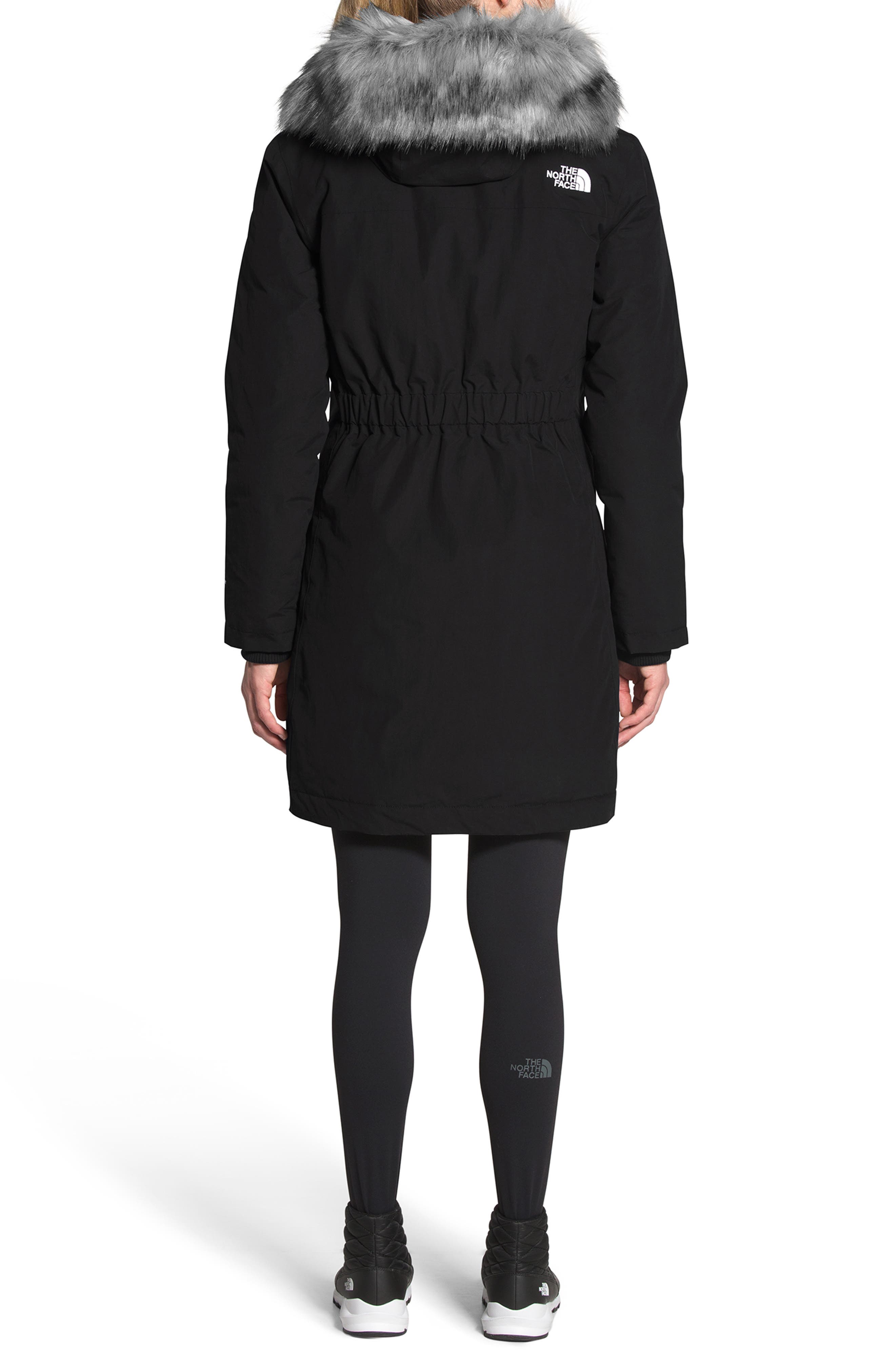 The North Face Arctic Waterproof 550-Fill-Power Down Parka with Faux ...