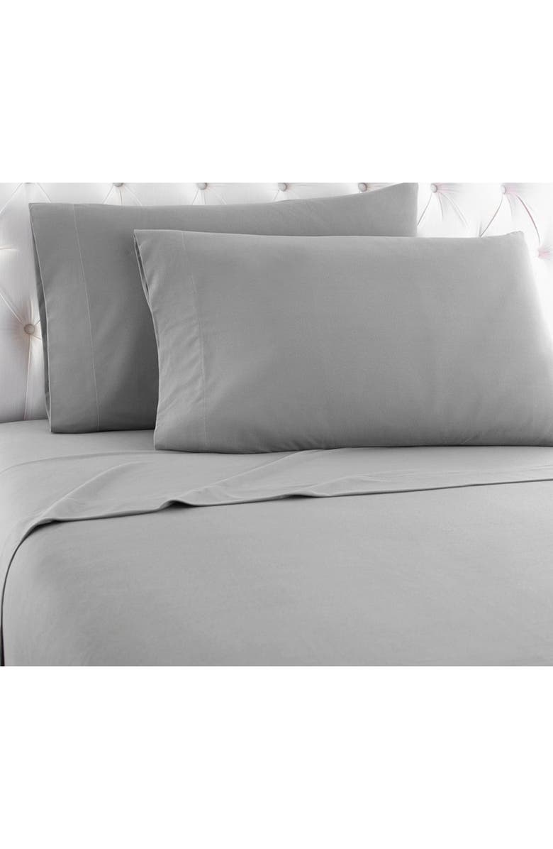 SHAVEL Micro Flannel Solid Color Sheet Set - Cal King | Nordstromrack