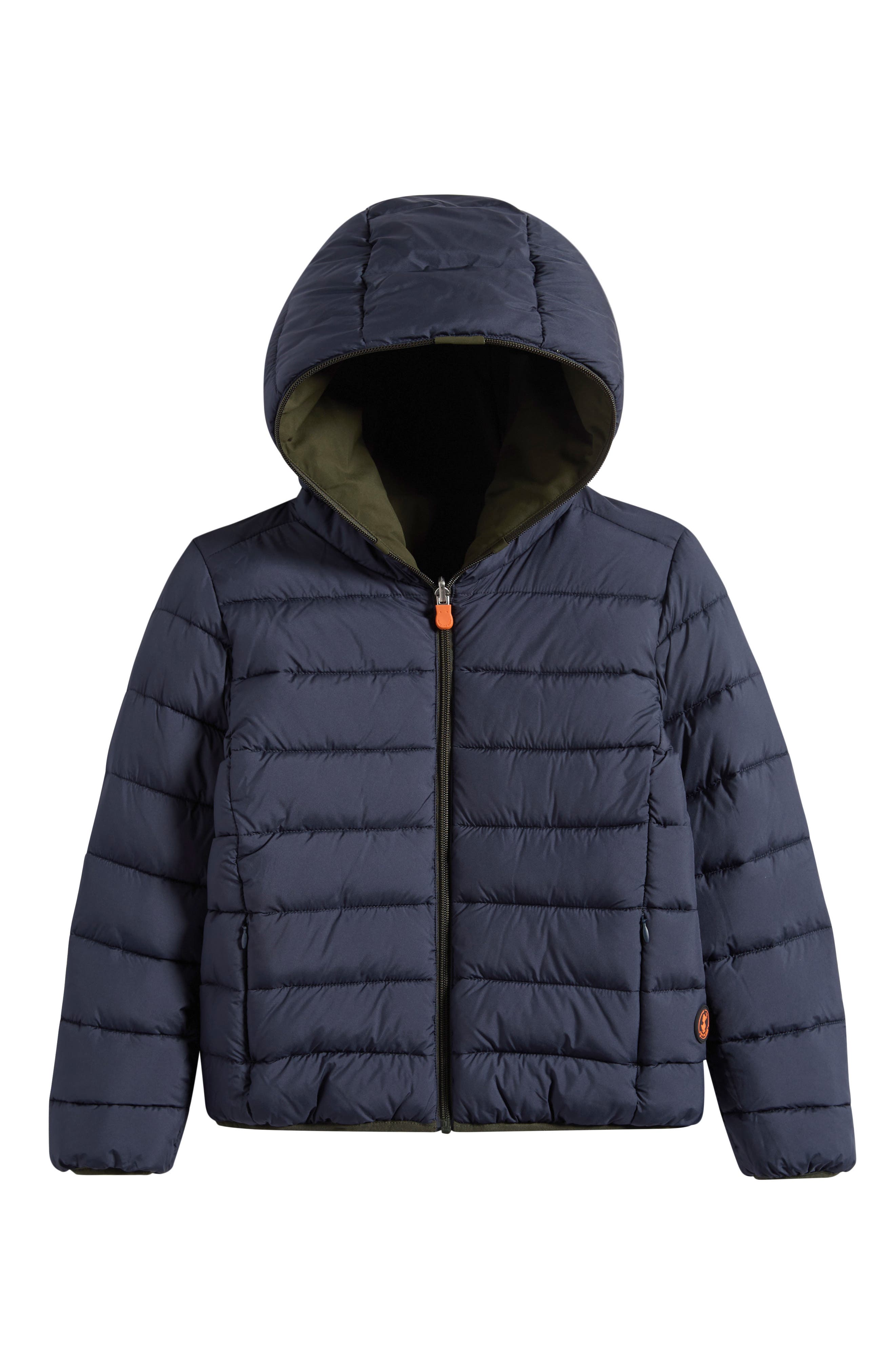 Save The Duck Kids' Oliver Reversible Hooded Jacket | Nordstrom