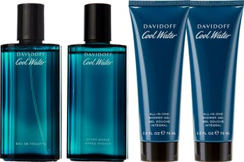 DAVIDOFF COOL WATER Cool Water 4-Piece Eau de Toilette Set | Nordstromrack