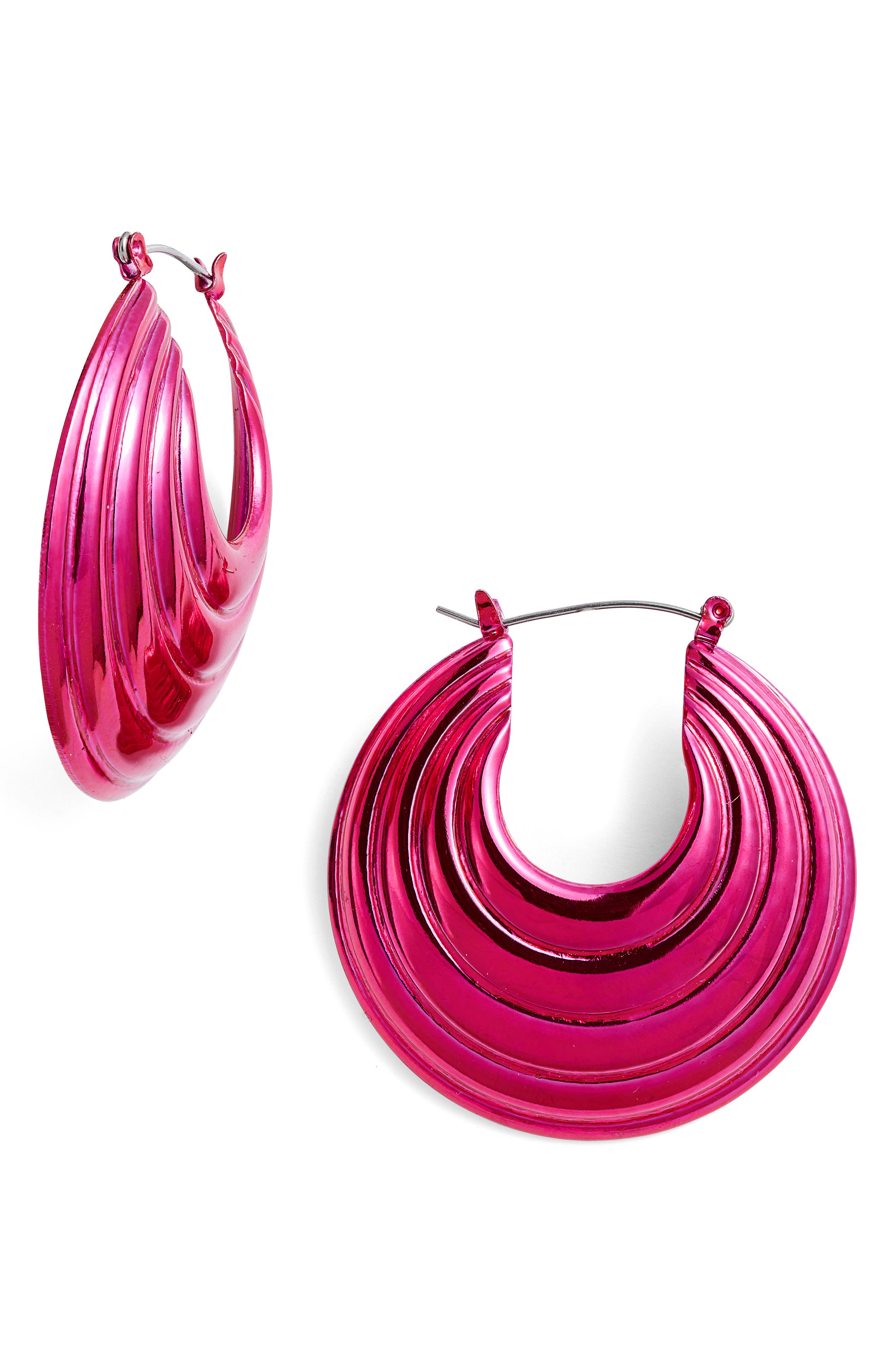 Open Edit Concentric Circle Hoop Earrings | Nordstromrack