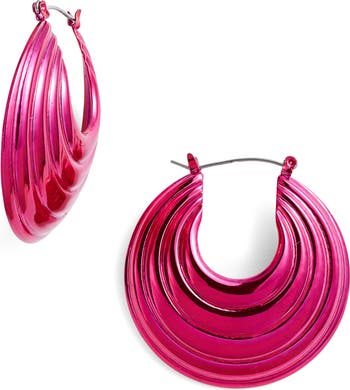 Open Edit Concentric Circle Hoop Earrings | Nordstromrack