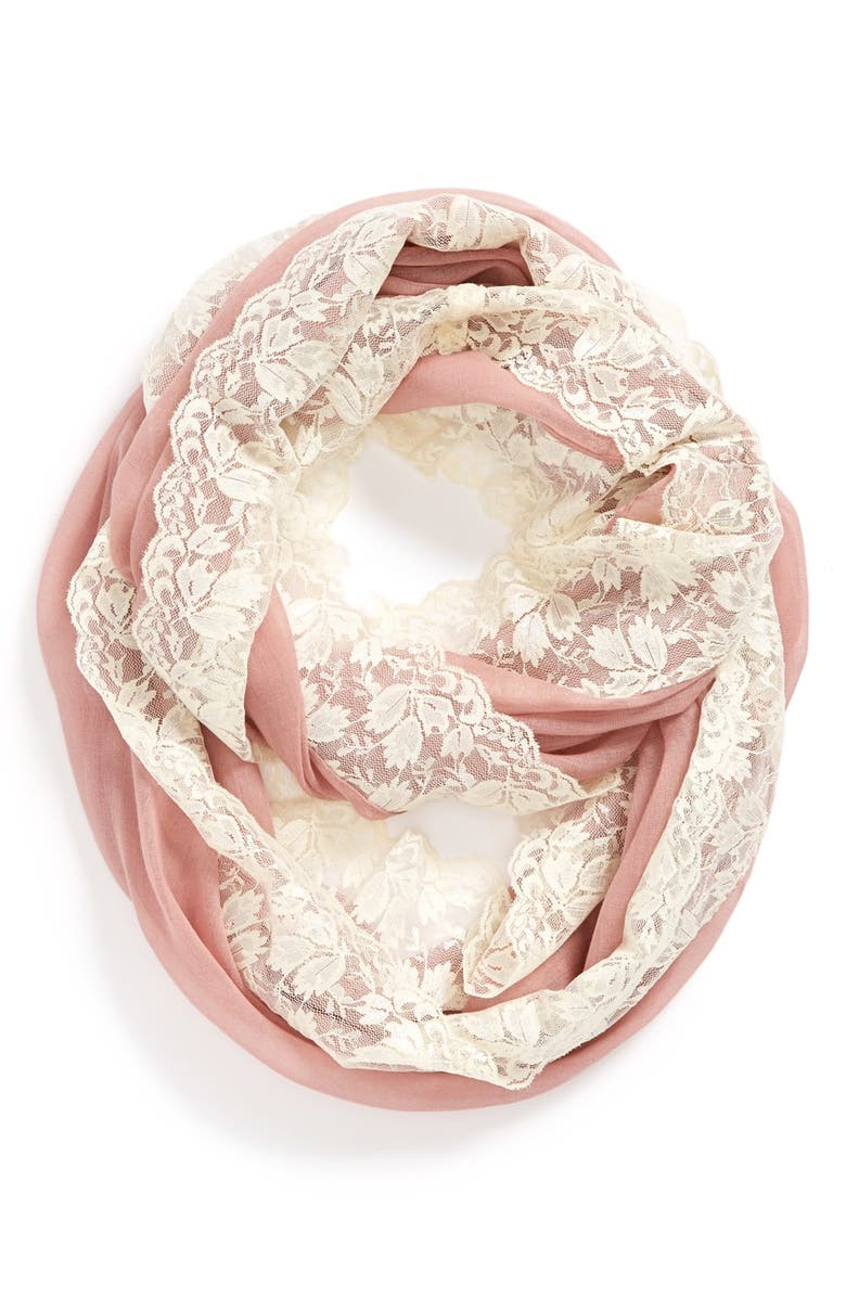 BP. Lace Trim Infinity Scarf | Nordstrom