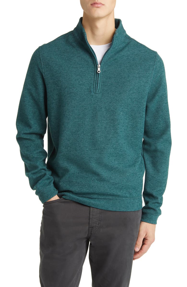 Scott Barber Heathered Half Zip Pullover | Nordstrom