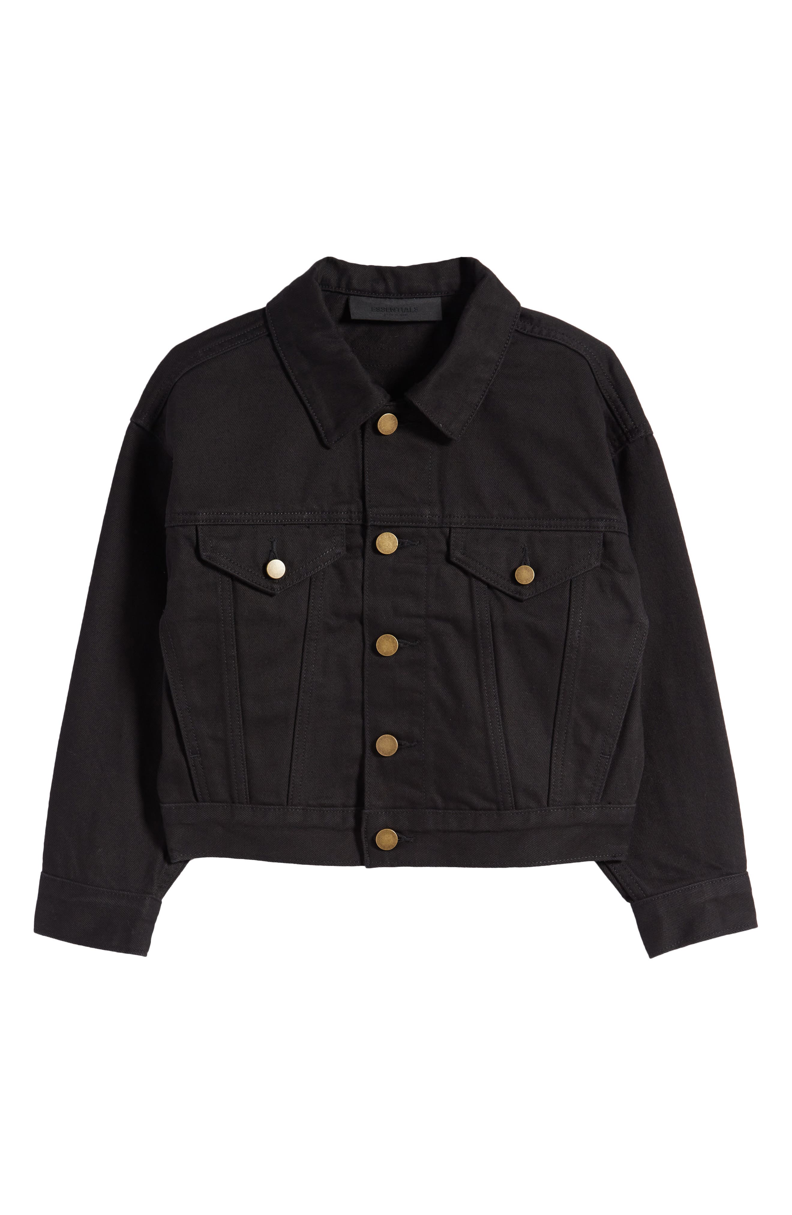 Fear of God Essentials Kids' Cotton Denim Jacket | Nordstromrack
