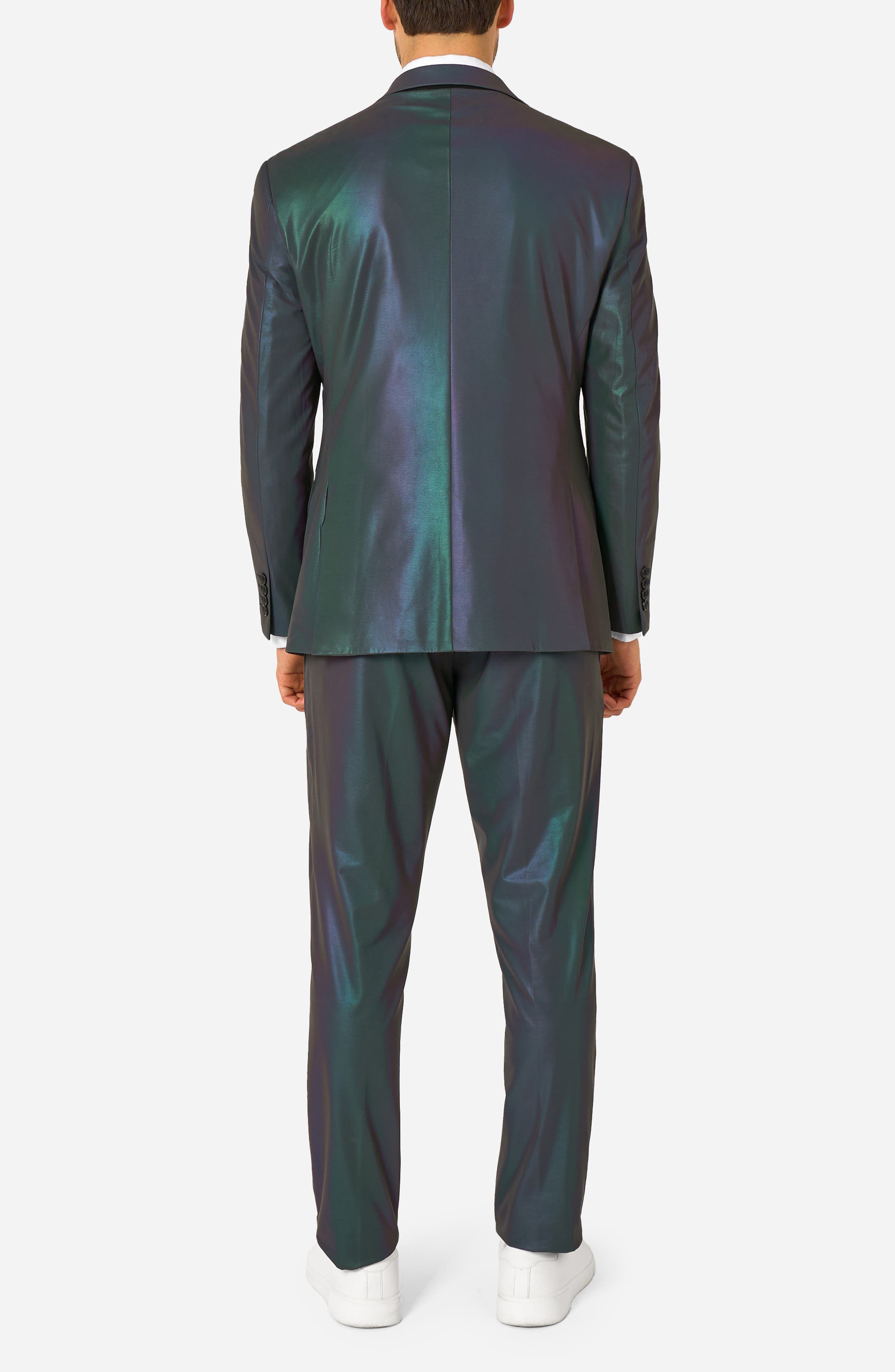 OppoSuits Reflective Perspective Iridescent Slim Fit Two-Piece Suit ...