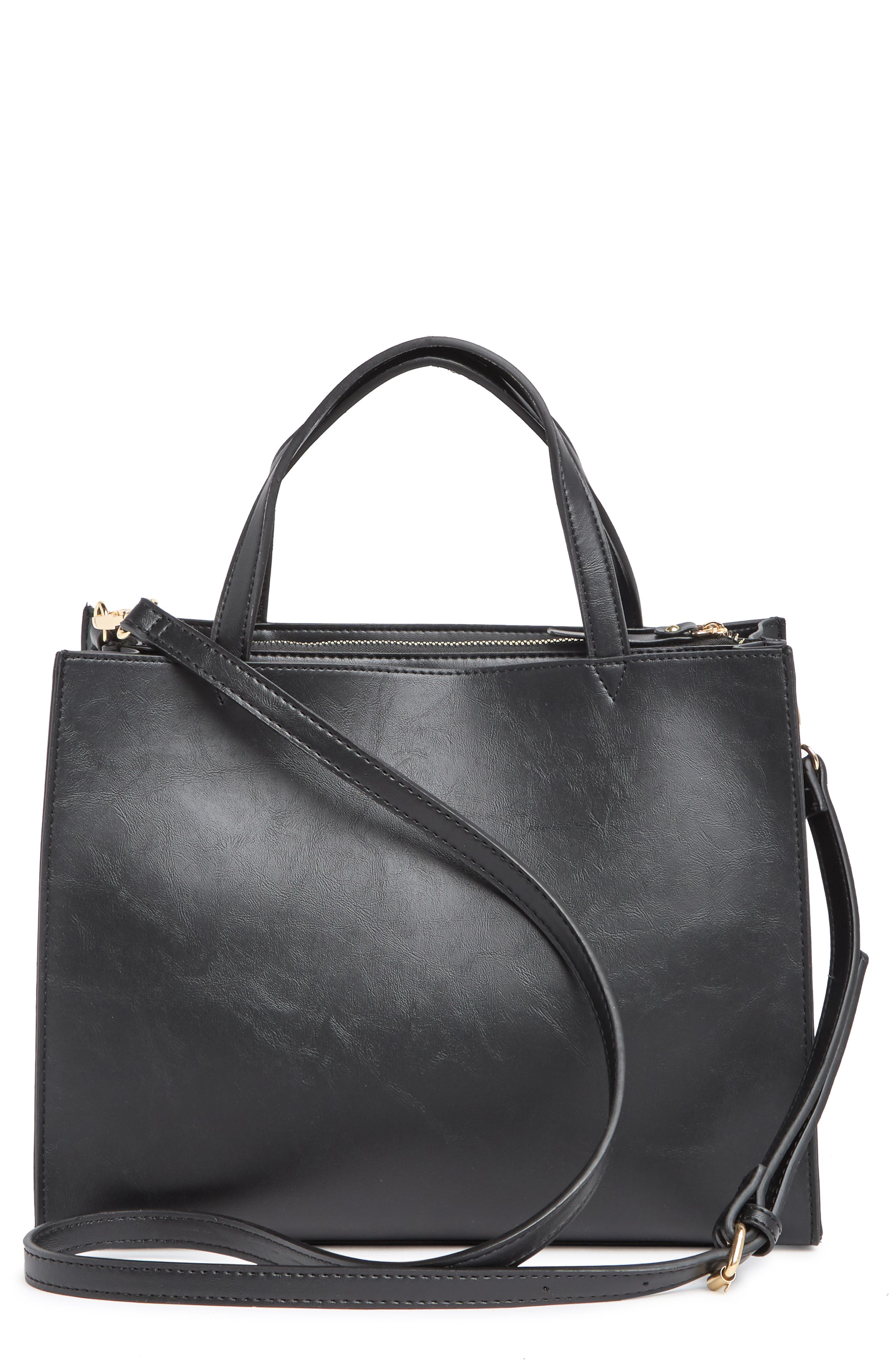 Nanette Lepore Clayton Organizer Convertible Faux Leather Tote Bag ...