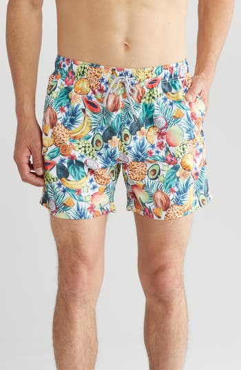 Vintage Summer Fun Fruit Print Swim Trunks | Nordstromrack