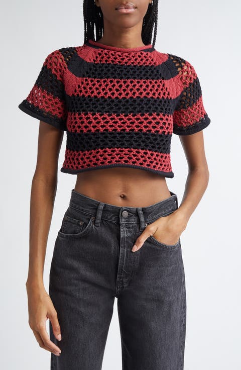 Women's Red Striped Tops | Nordstrom