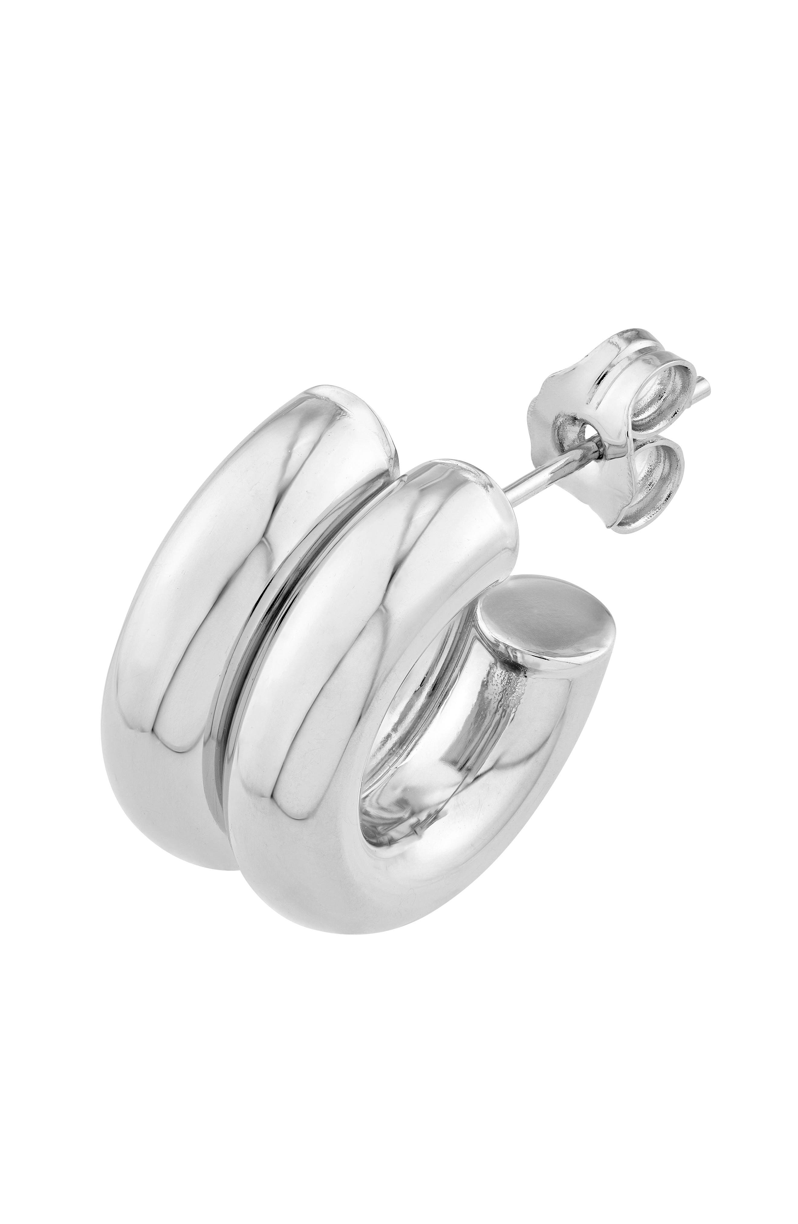 HAWLEY ST Small Double Tube Hoop Earrings | Nordstromrack