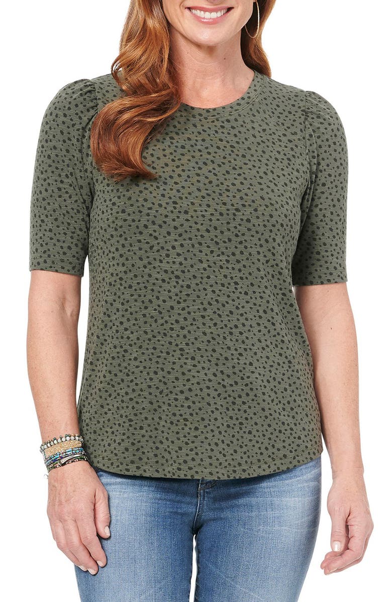 Democracy Printed Puff Sleeve Top | Nordstromrack