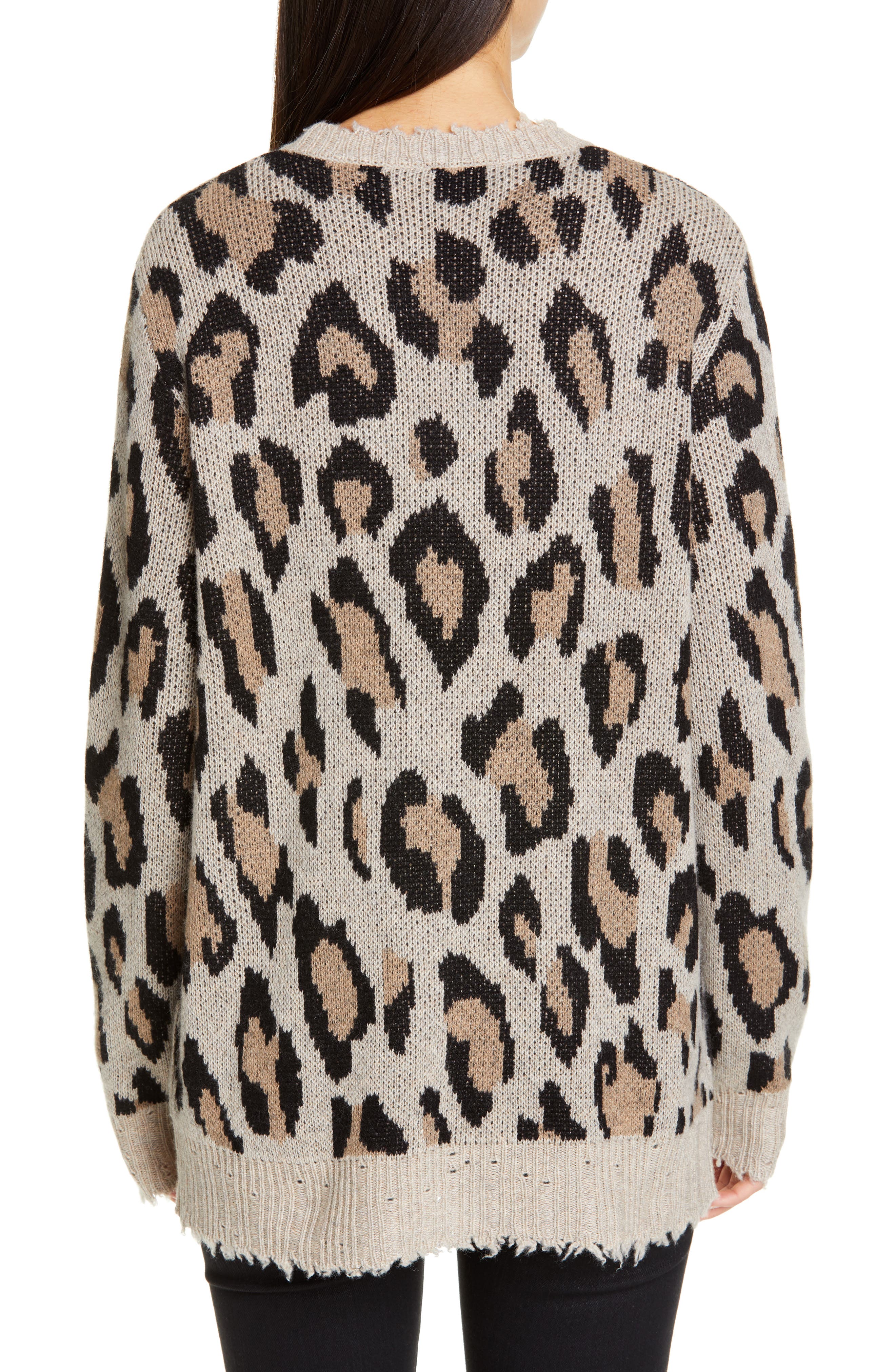 R13 Leopard Cashmere Sweater | Nordstrom