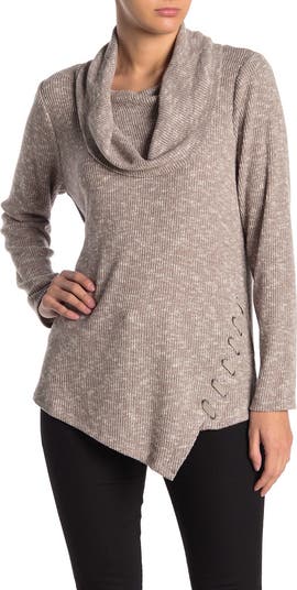 Democracy Long Sleeve Cowl Neck Sweater | Nordstromrack