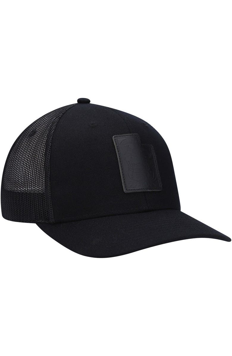 Local Crowns Men's Local Crowns Utah Blackout State Patch Trucker ...