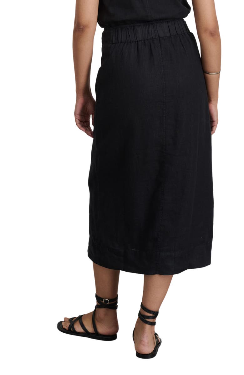 Alex Mill Zoe Button Front Linen Midi Skirt | Nordstromrack