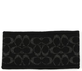 COACH Metallic Signature C Headband | Nordstrom