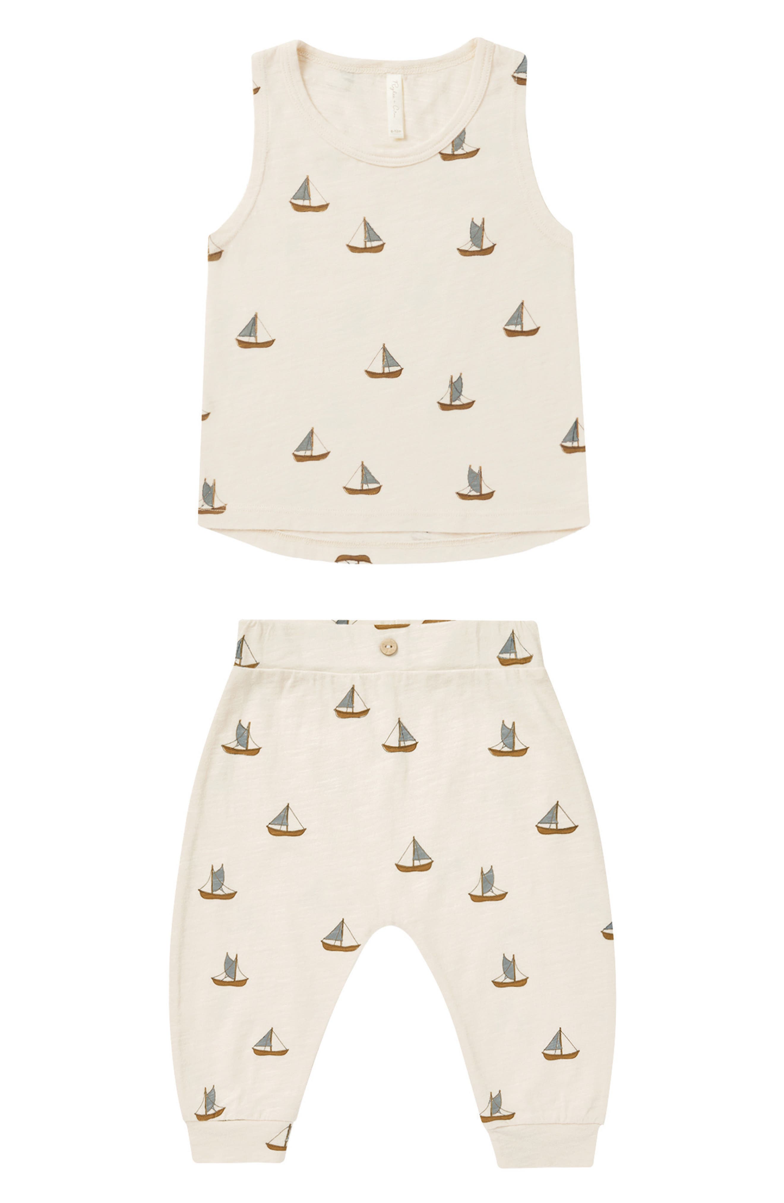 Rylee + Cru Tank Top & Slouchy Jersey Pants Set | Nordstromrack