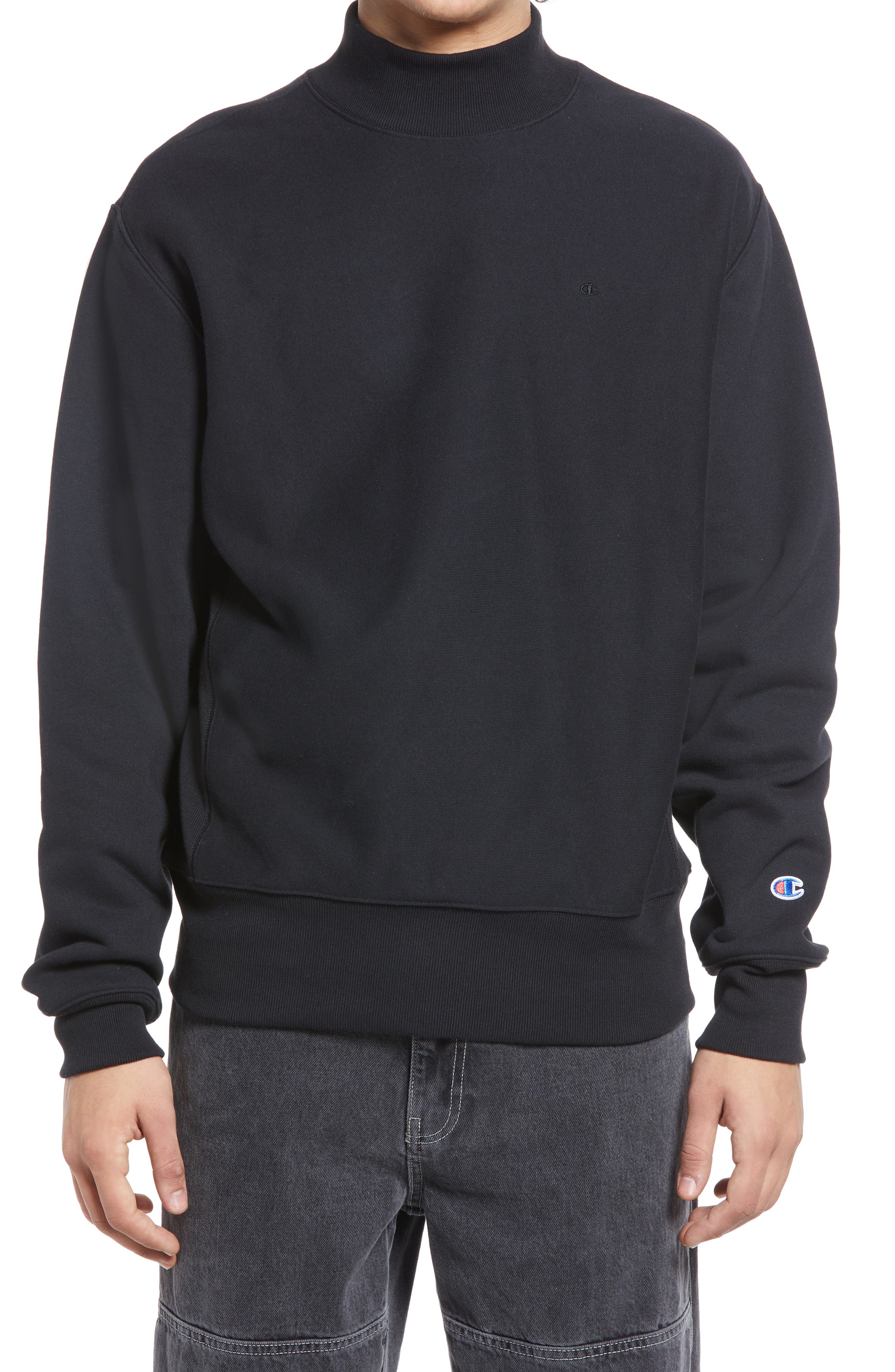 Champion Reverse Weave® Mock Neck Sweatshirt | Nordstromrack