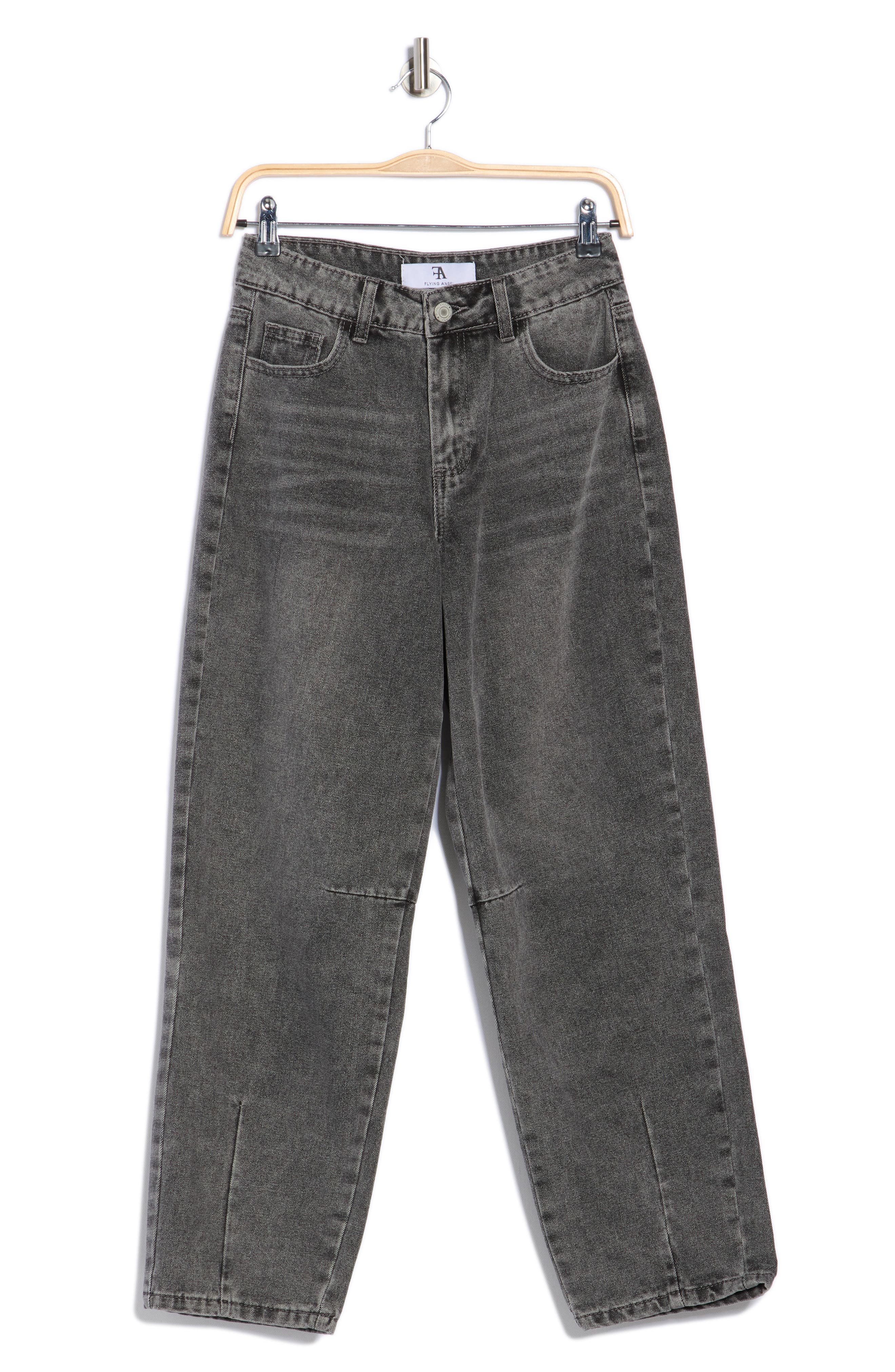 FLYING ANGEL Darted Barrel Leg Jeans | Nordstromrack