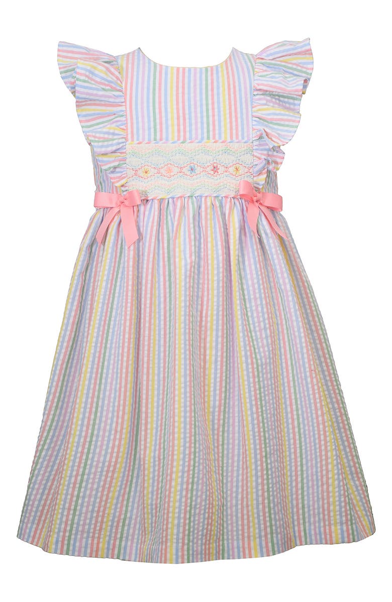 GERSON & GERSON GERSON AND GERSON Seersucker Print Dress | Nordstromrack