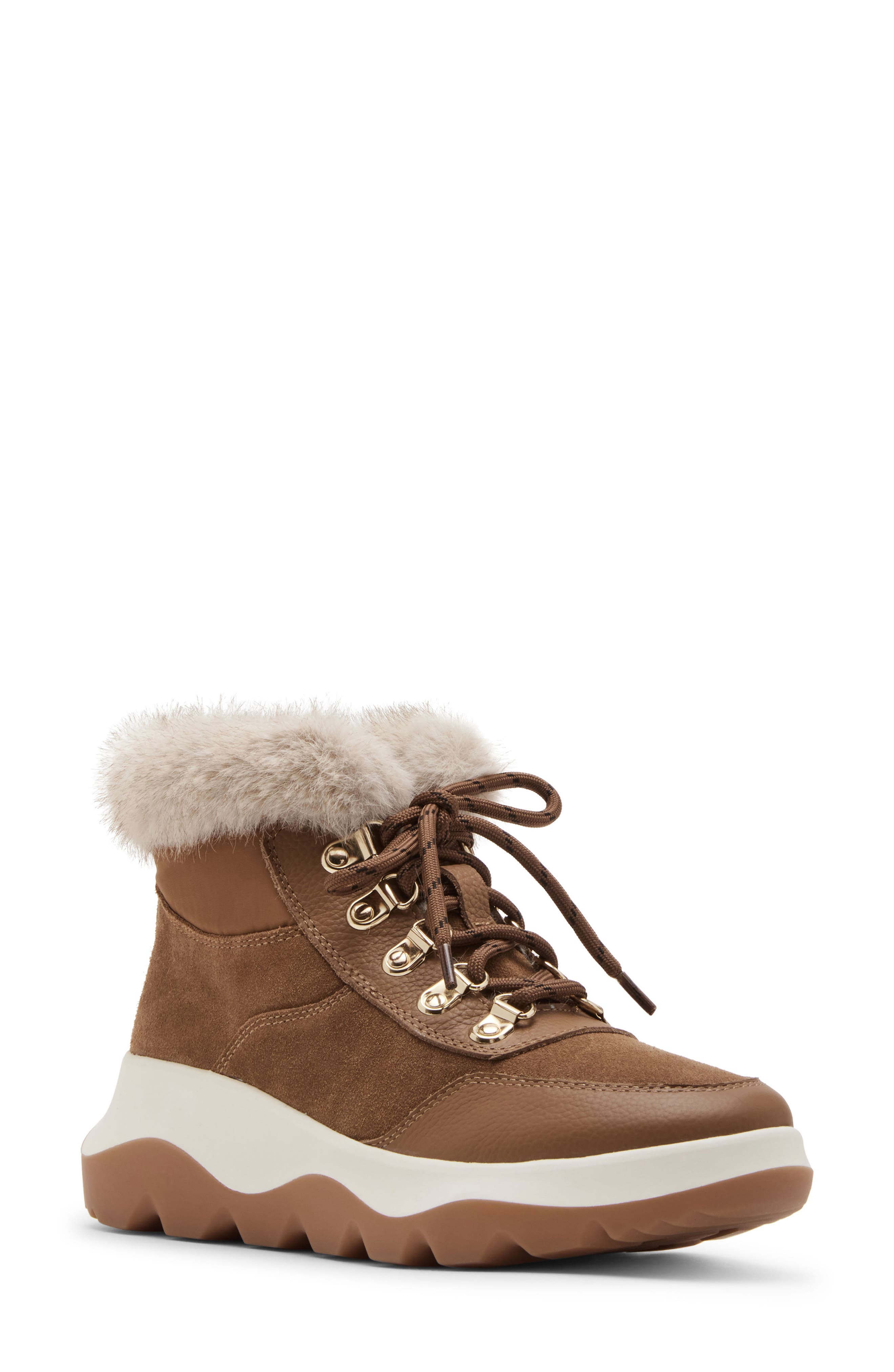 Blondo Annette Faux Fur Mid Sneaker (Women) | Nordstromrack