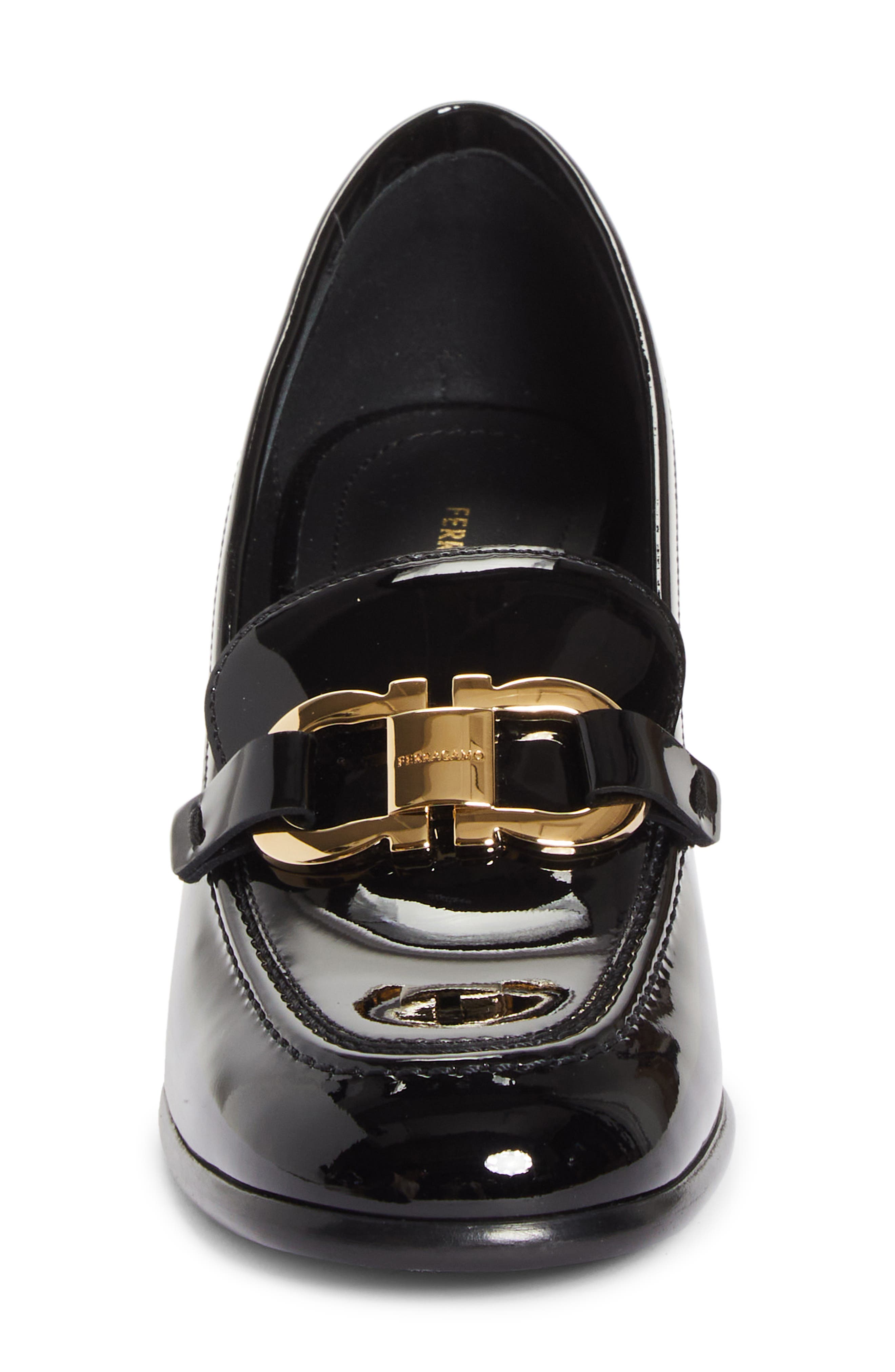 FERRAGAMO Marlena Patent Loafer Pump (Women) | Nordstromrack