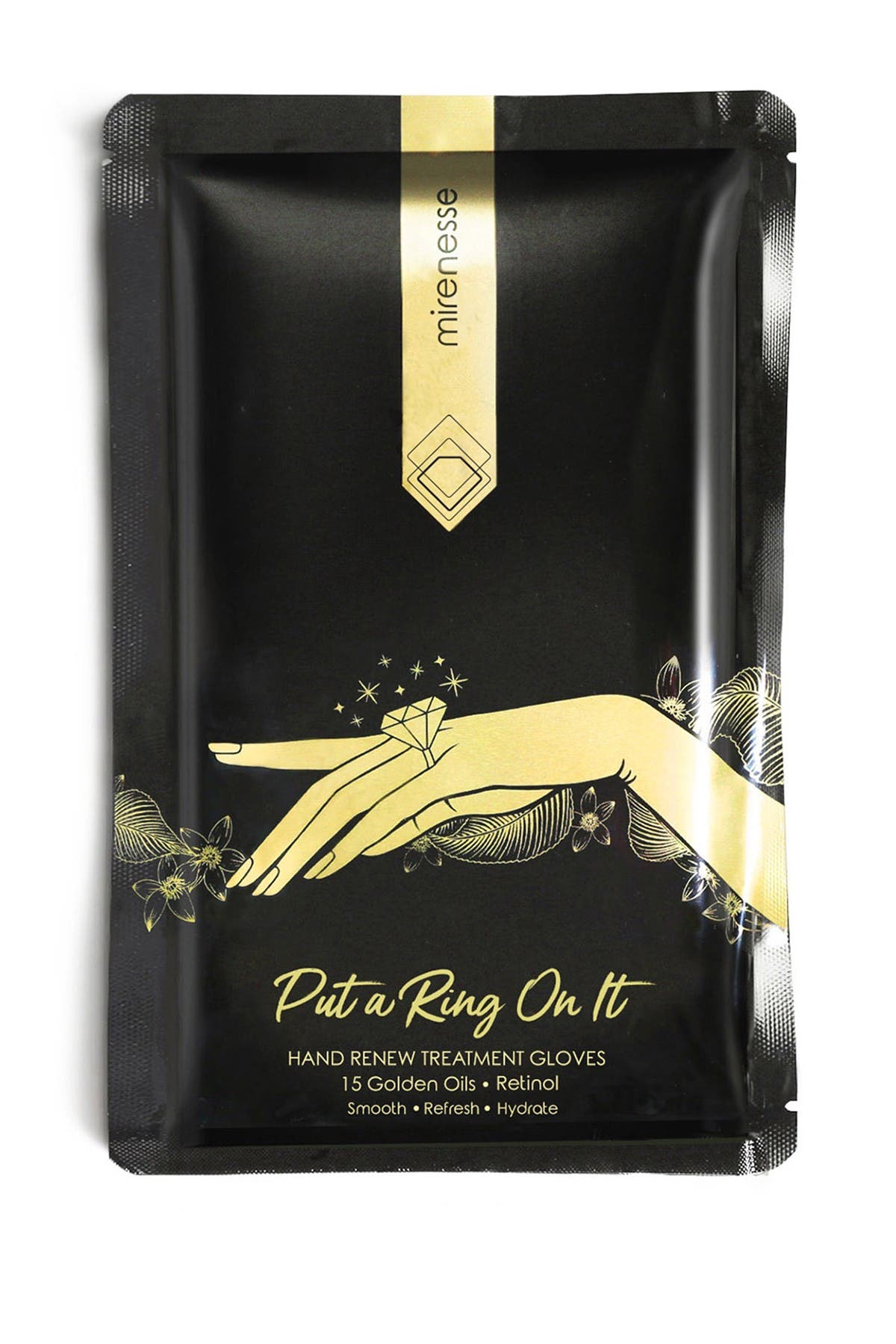 MIRENESSE Hand Renew Treatment Gloves with 15 Golden Oils | Nordstromrack