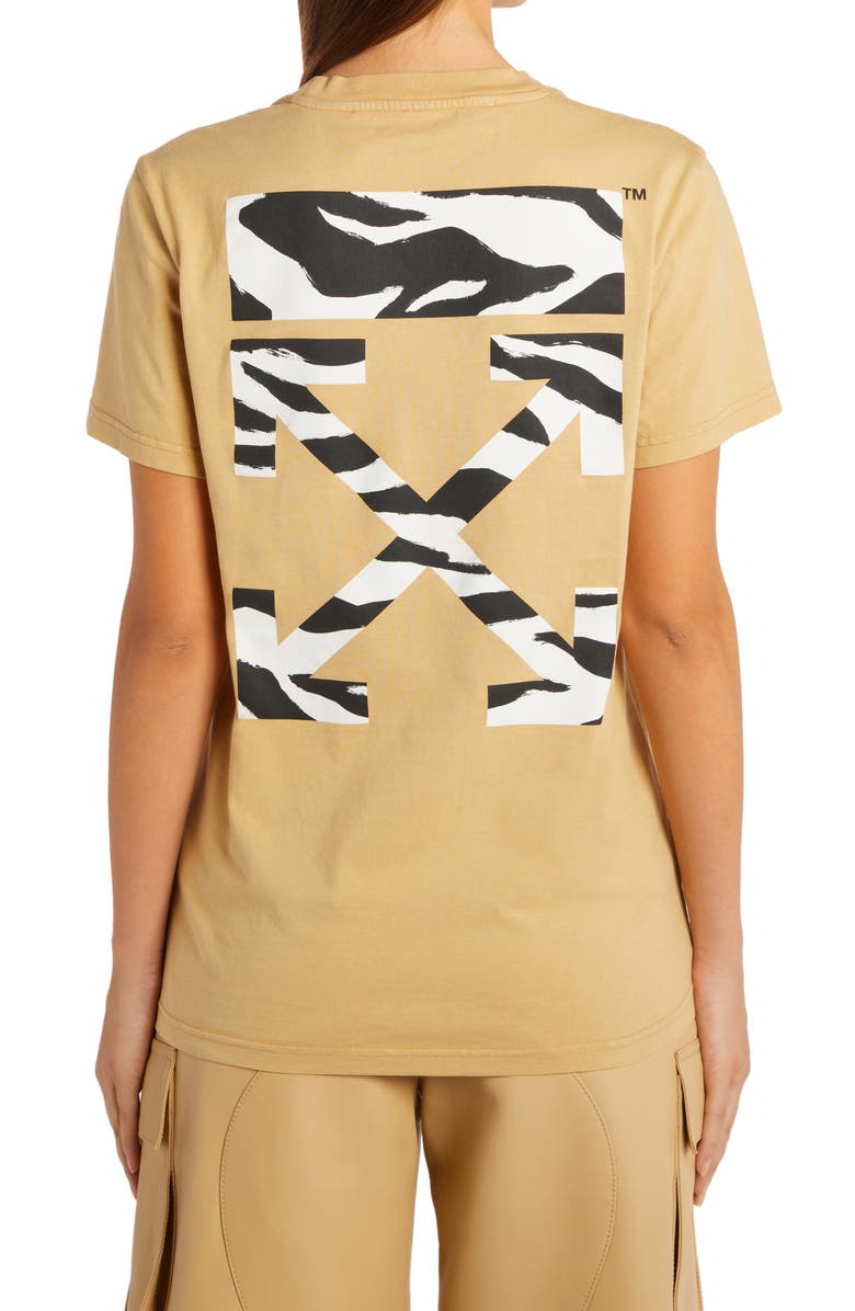 Off-White Zebra Arrow Cotton Logo Graphic Tee | Nordstromrack