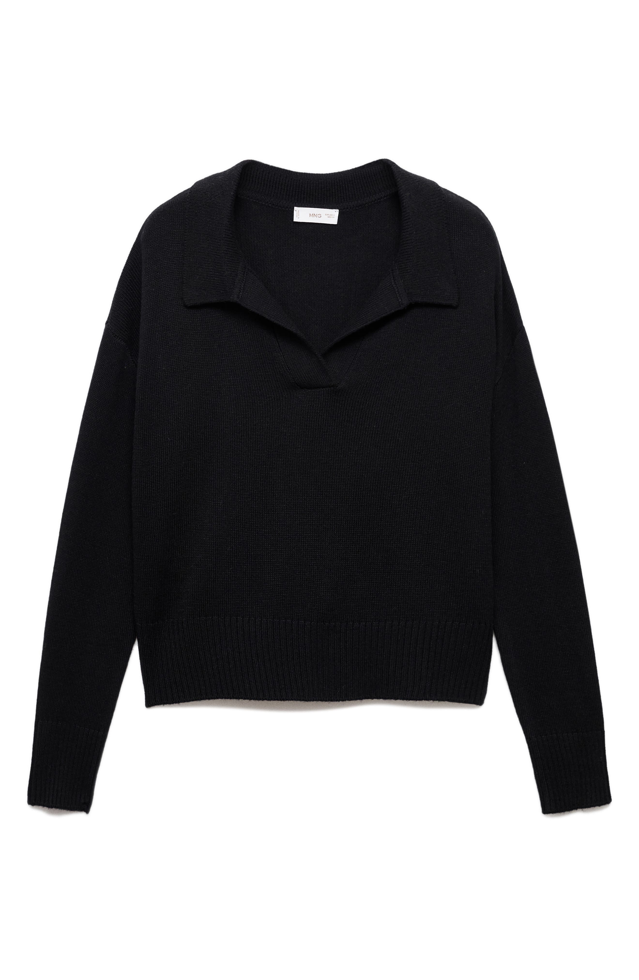 MANGO TEEN Johnny Collar Sweater | Nordstrom