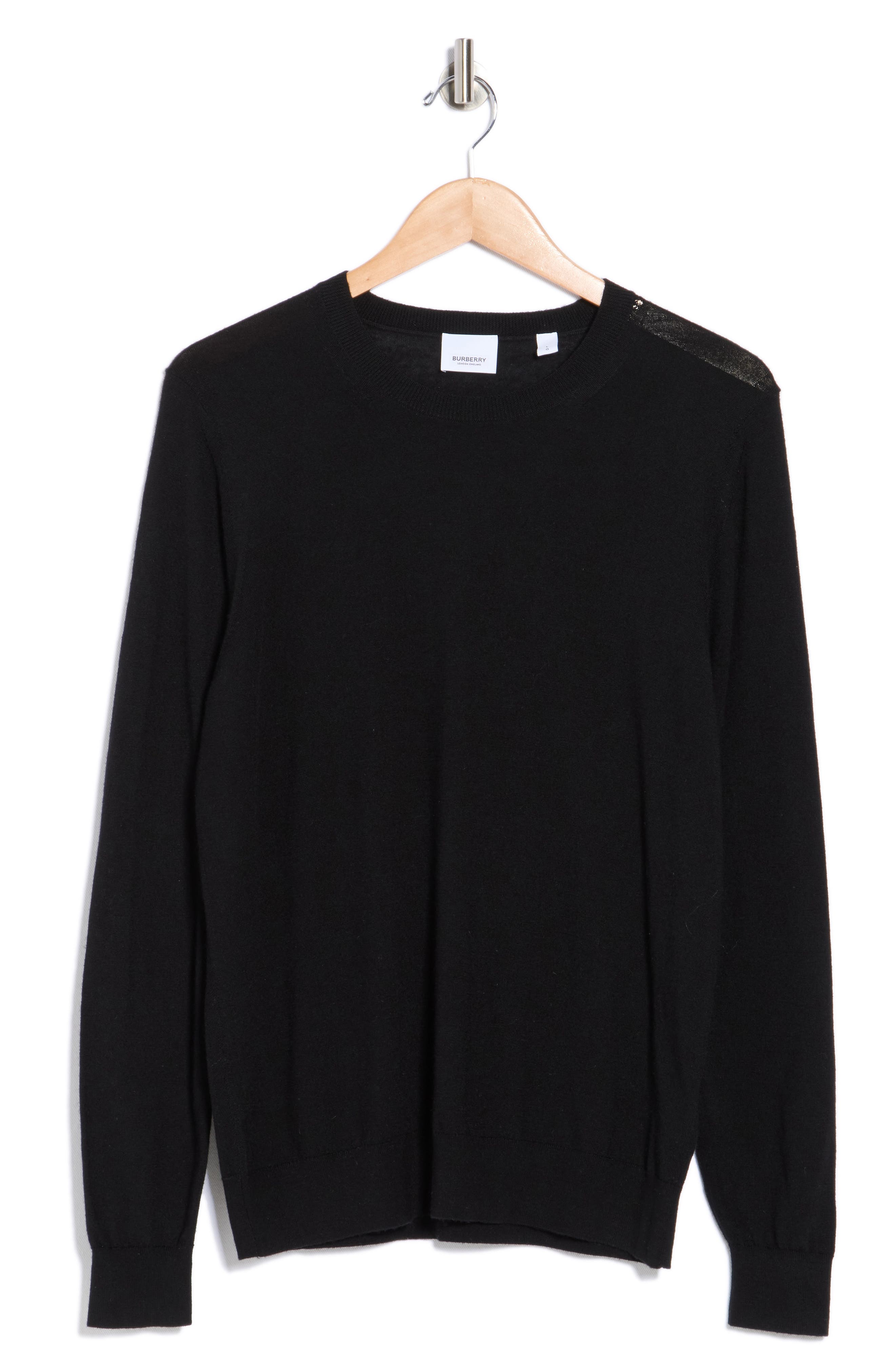 Bempton Vintage Check Elbow Patch Merino Wool Sweater (Women ...