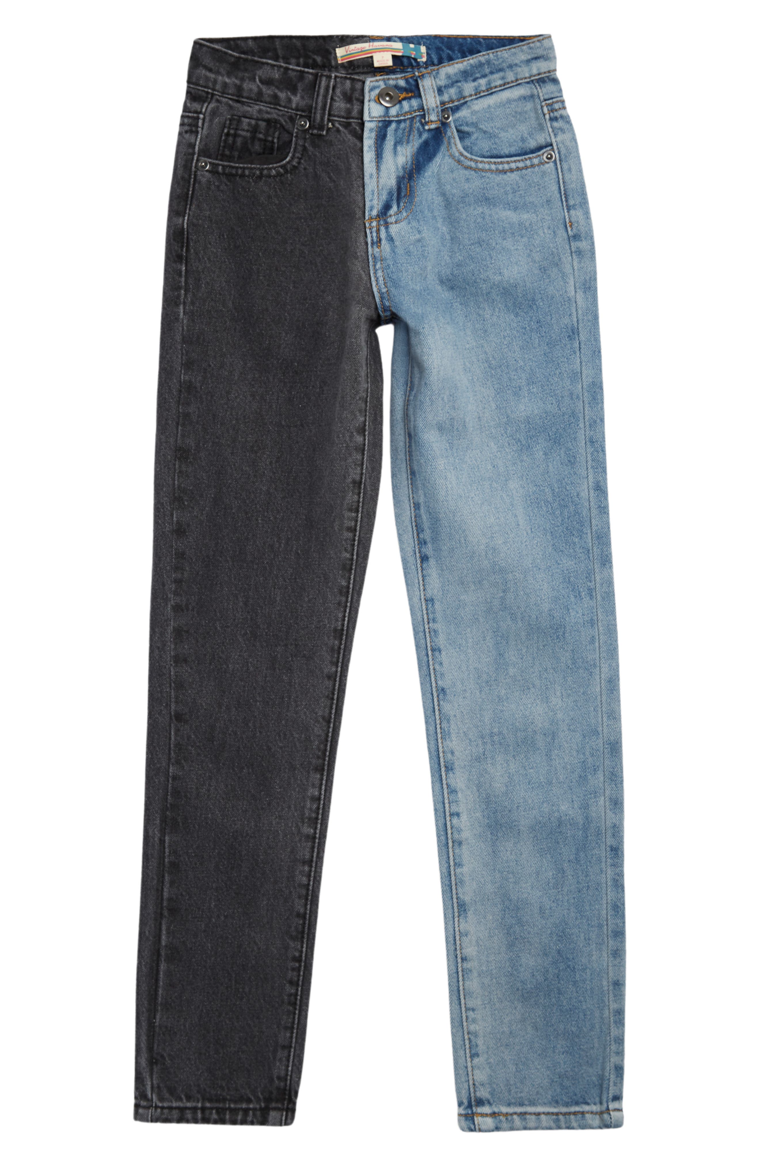 Vintage Havana Kids' Half & Half Boyfriend Jeans | Nordstromrack