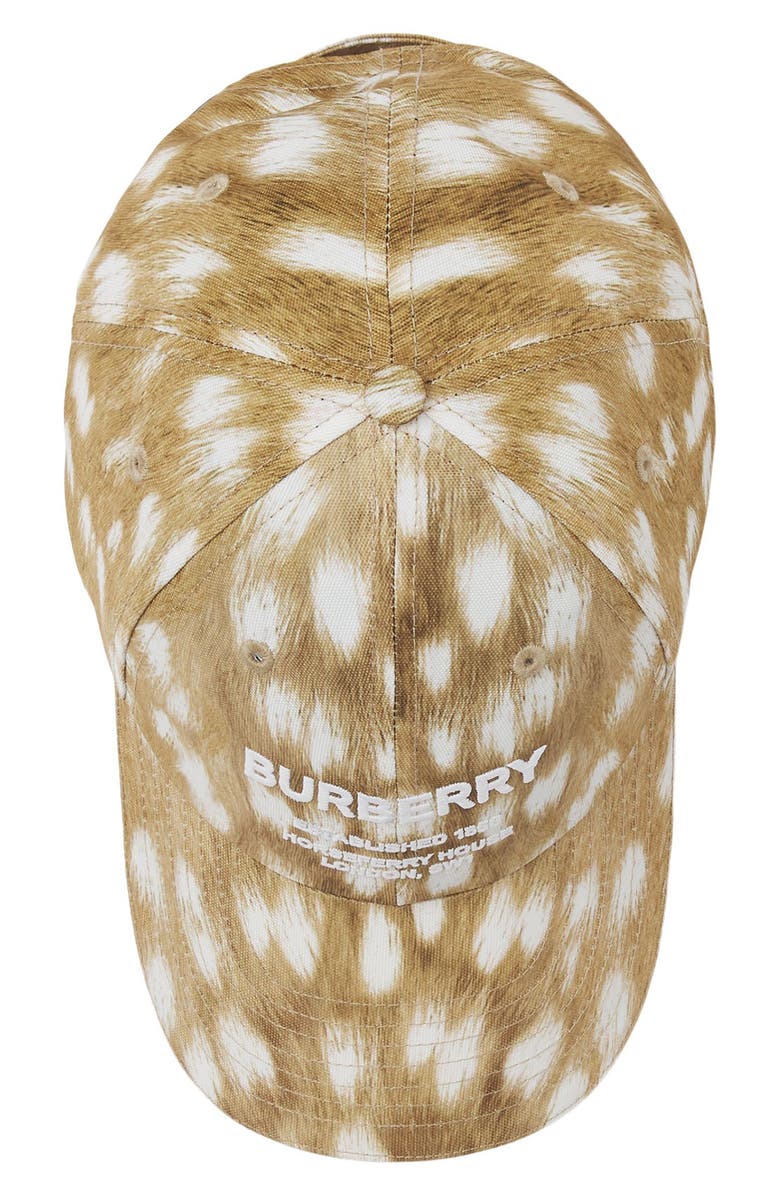 Burberry Deer Print Embroidered Horseferry Logo Baseball Cap | Nordstrom