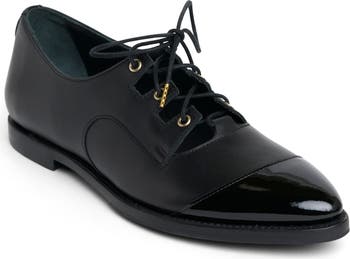 The Office of Angela Scott Ms. Astrid Cap Toe Flat (Women) | Nordstrom