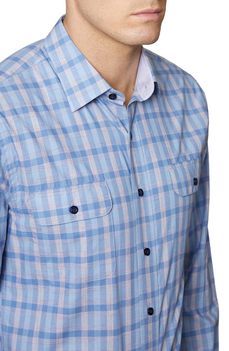 Hickey Freeman Check Regular Fit Shirt | Nordstrom