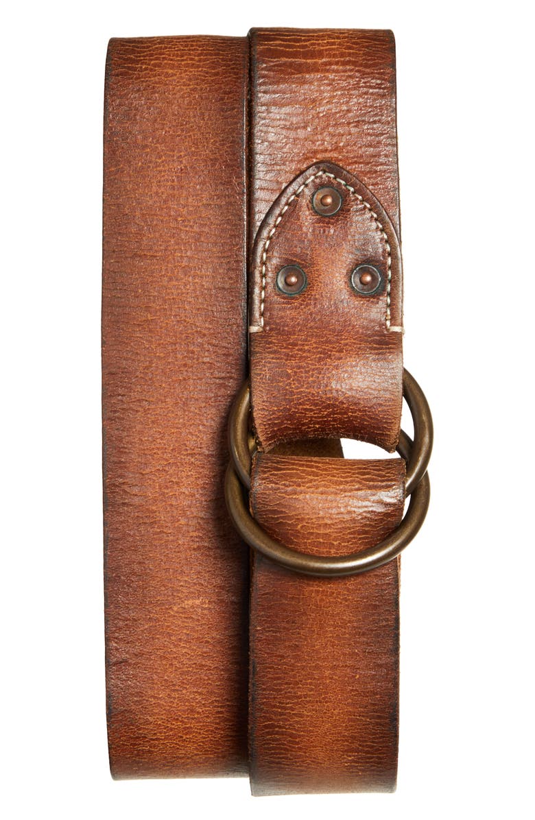 Double RL Double O-Ring Leather Belt | Nordstrom