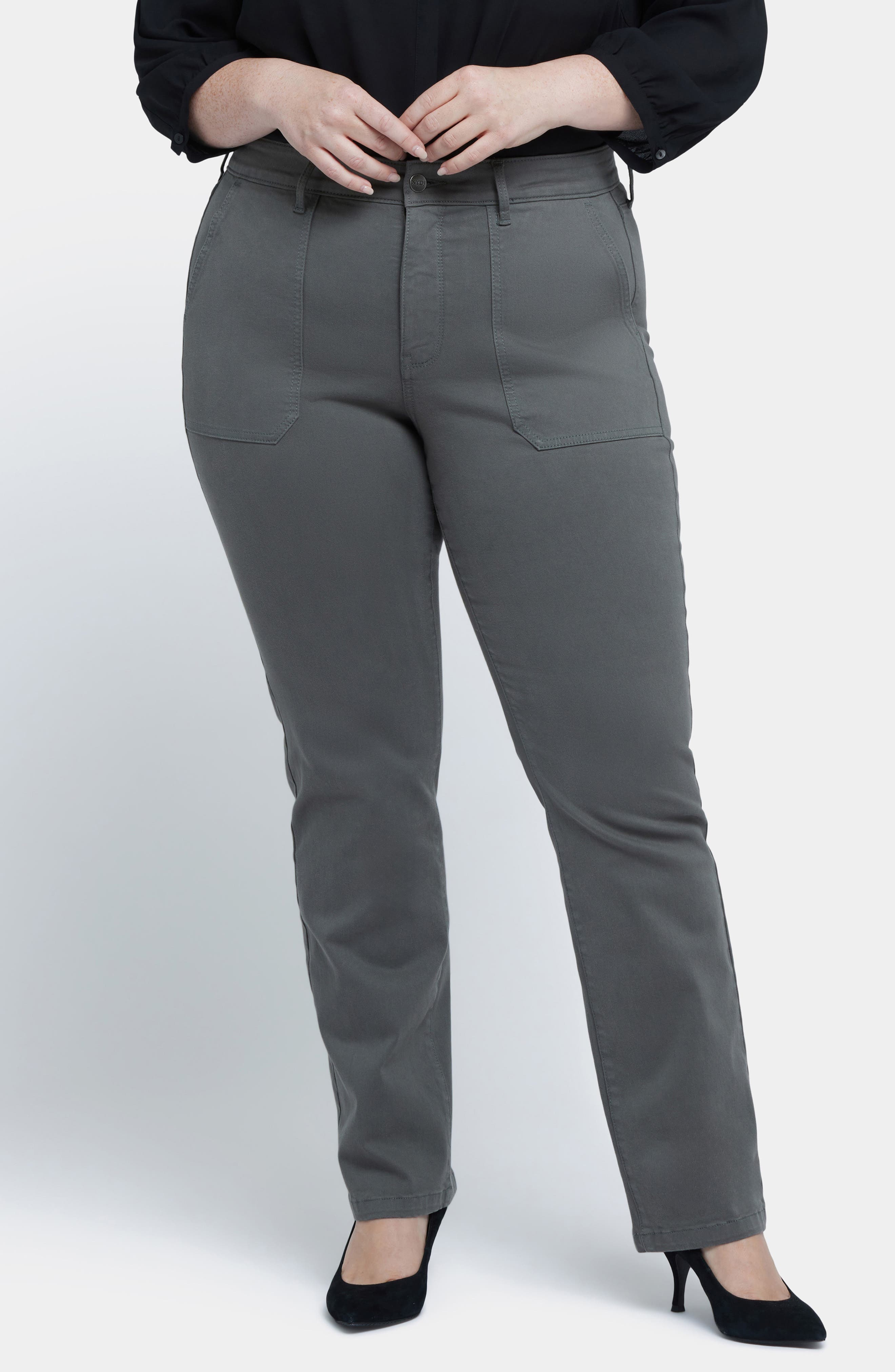 NYDJ Marilyn Utility Straight Leg Jeans | Nordstromrack