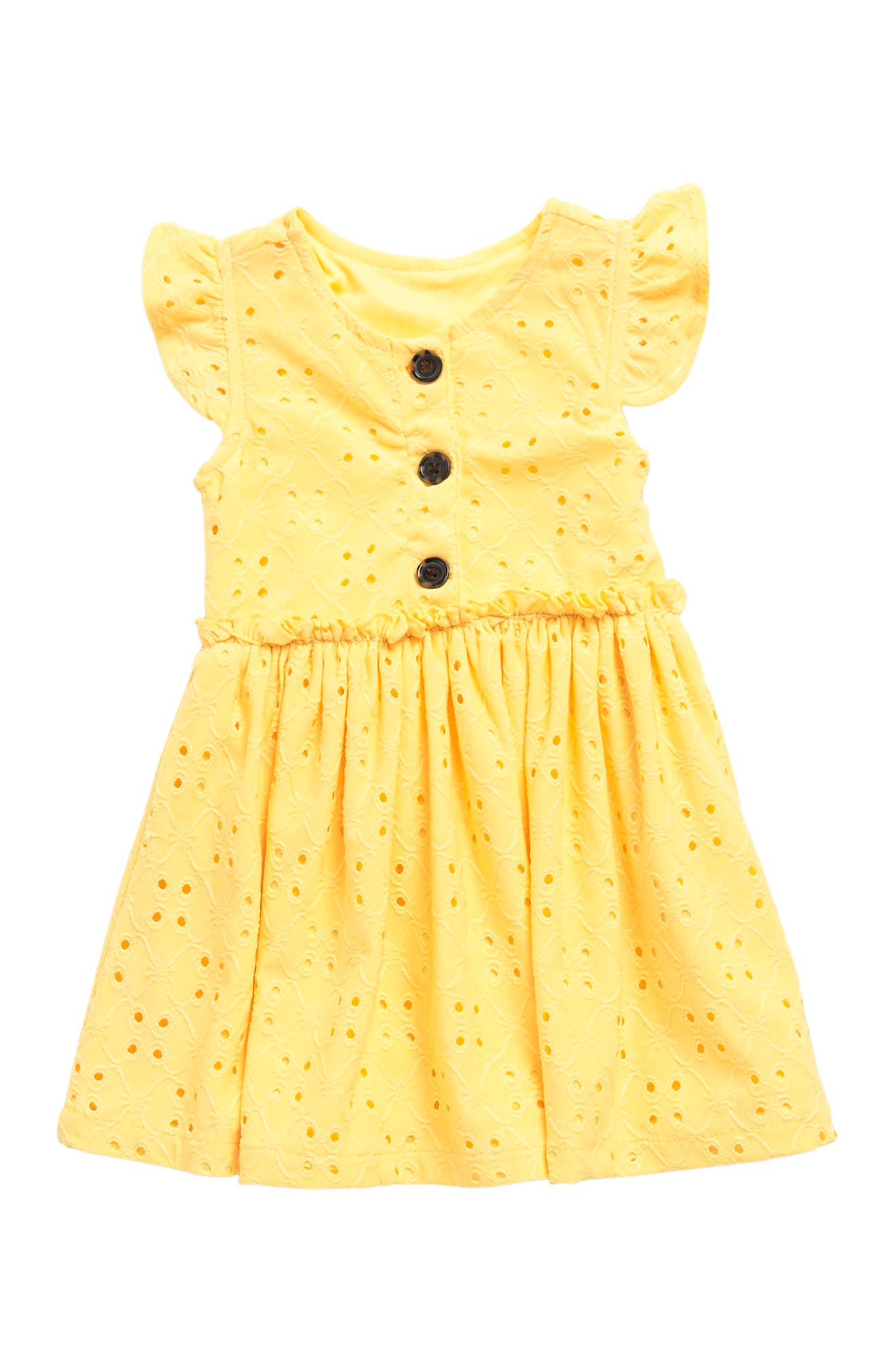 NANNETTE Eyelet Dress & Denim Jacket Set | Nordstromrack