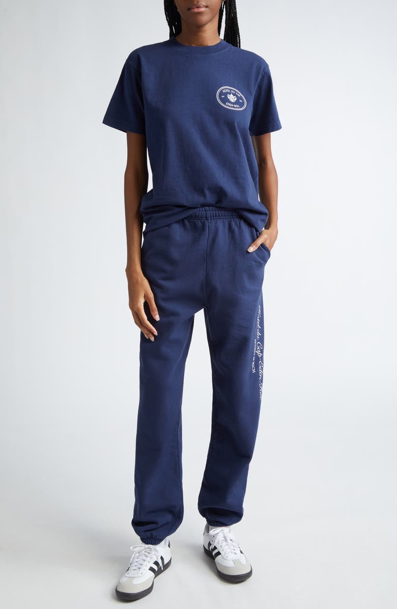 Sporty & Rich Eden Roc Crest Cotton Graphic T-Shirt | Nordstromrack
