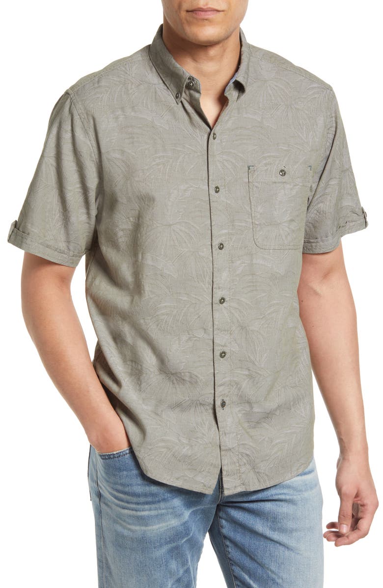 Tommy Bahama Desert Fronds Short Sleeve Button-Down Shirt | Nordstromrack