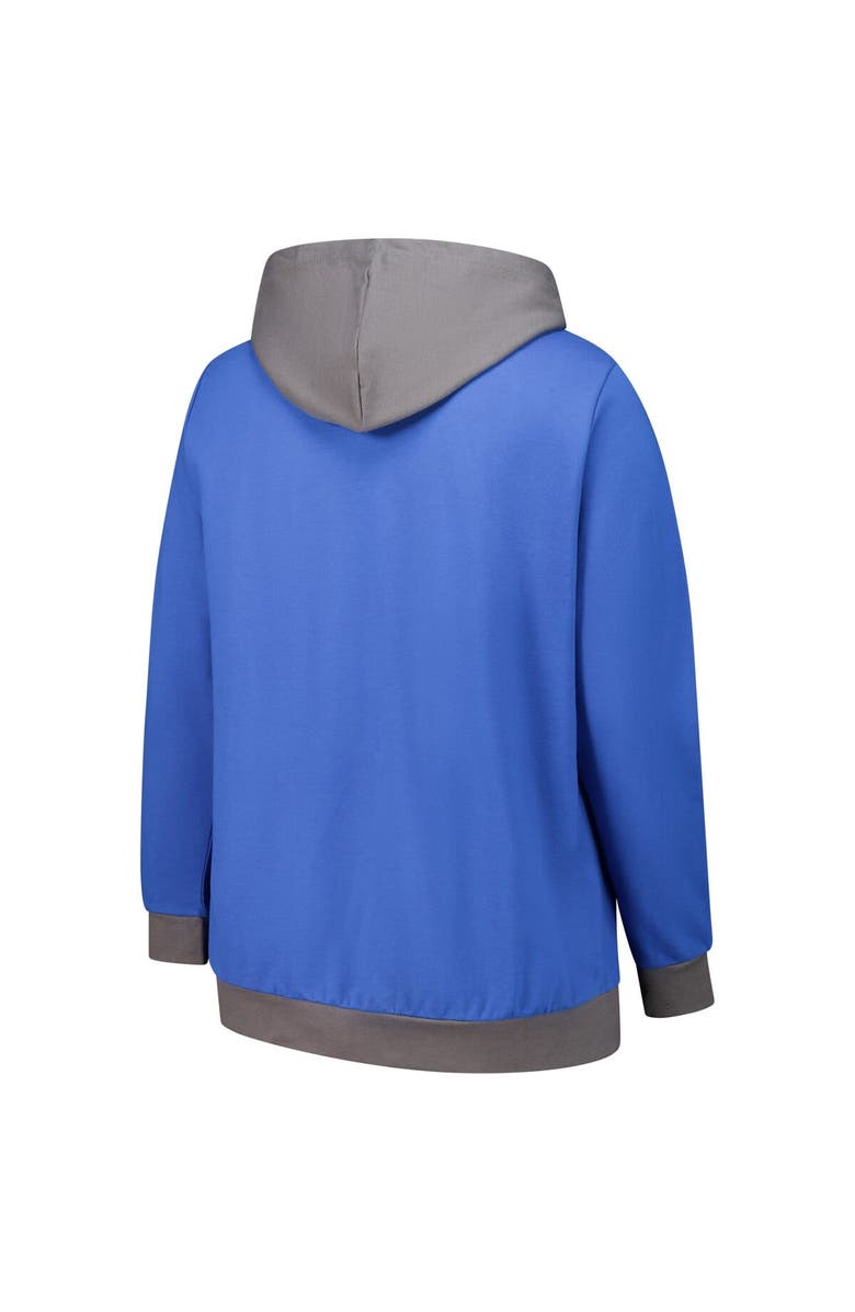 FANATICS Women's Fanatics Blue Detroit Lions Hit It Full-Zip Hoodie ...