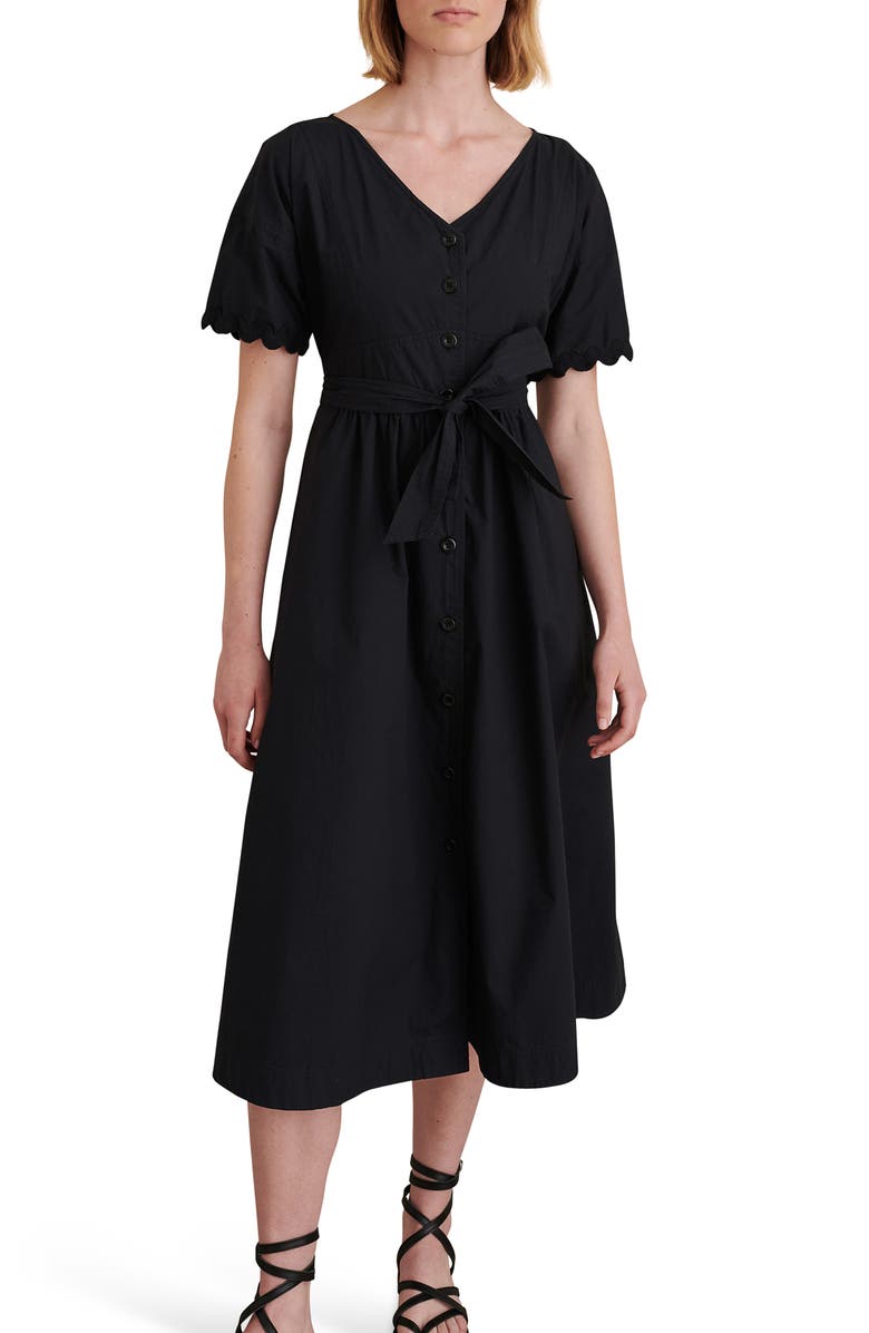 Alex Mill Rick Button Front Cotton Midi Dress | Nordstromrack