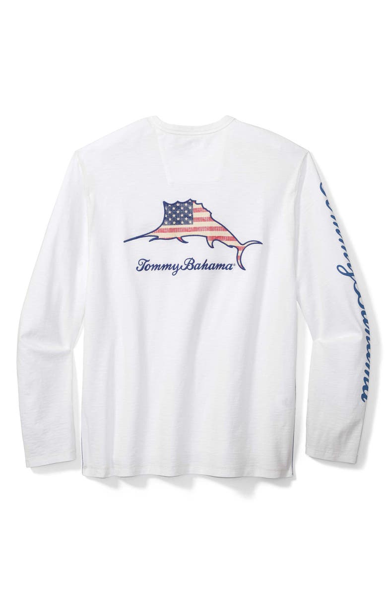 Tommy Bahama Men's Patriotic Billboard Lux Embroidered Long Sleeve ...