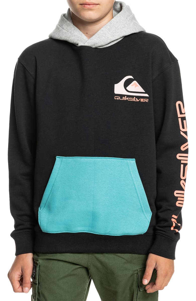 Quiksilver Kids' Omni Logo Colorblock Hoodie | Nordstromrack