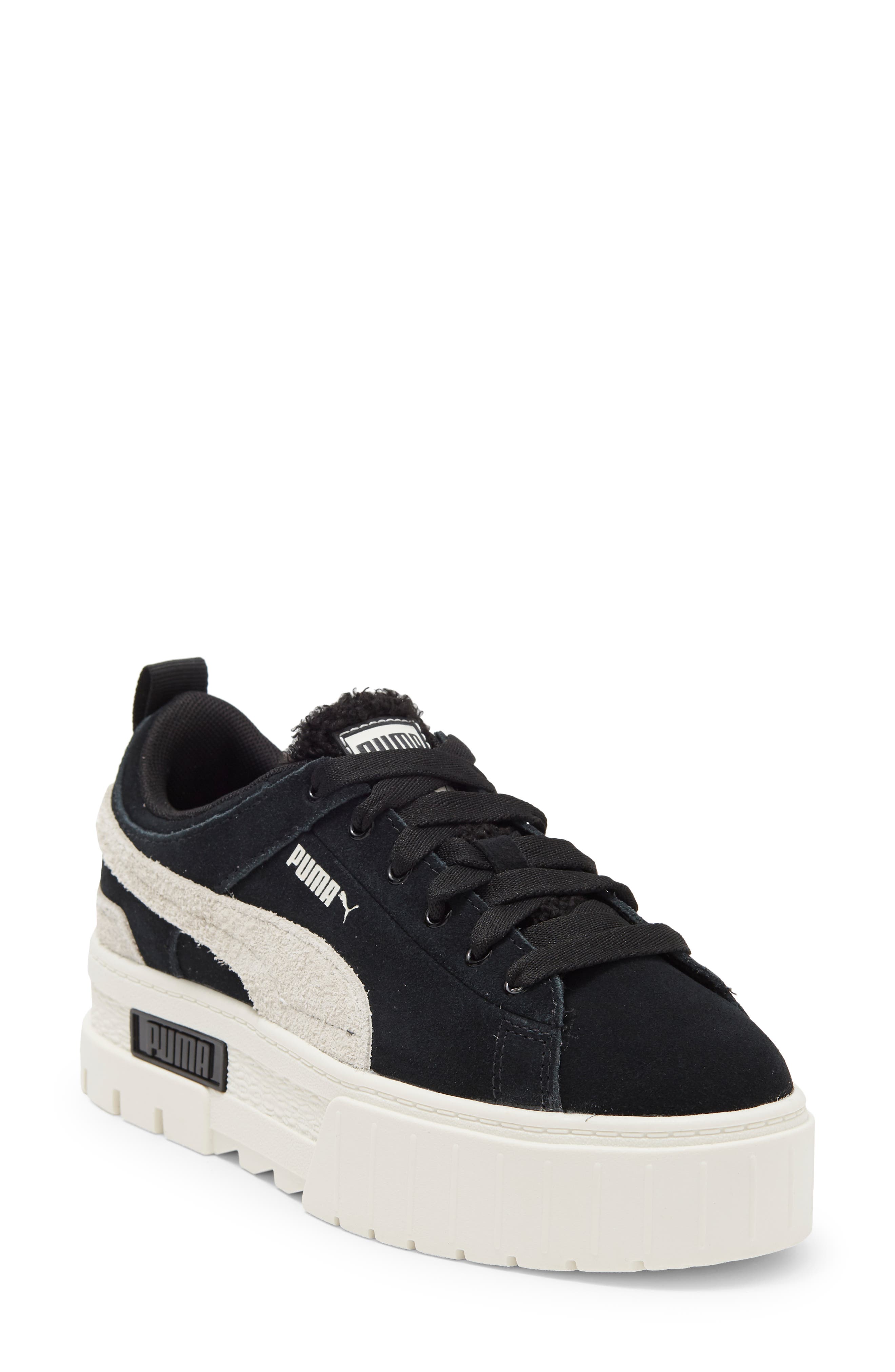 PUMA Mayze Raw Teddy Sneaker (Women) | Nordstromrack