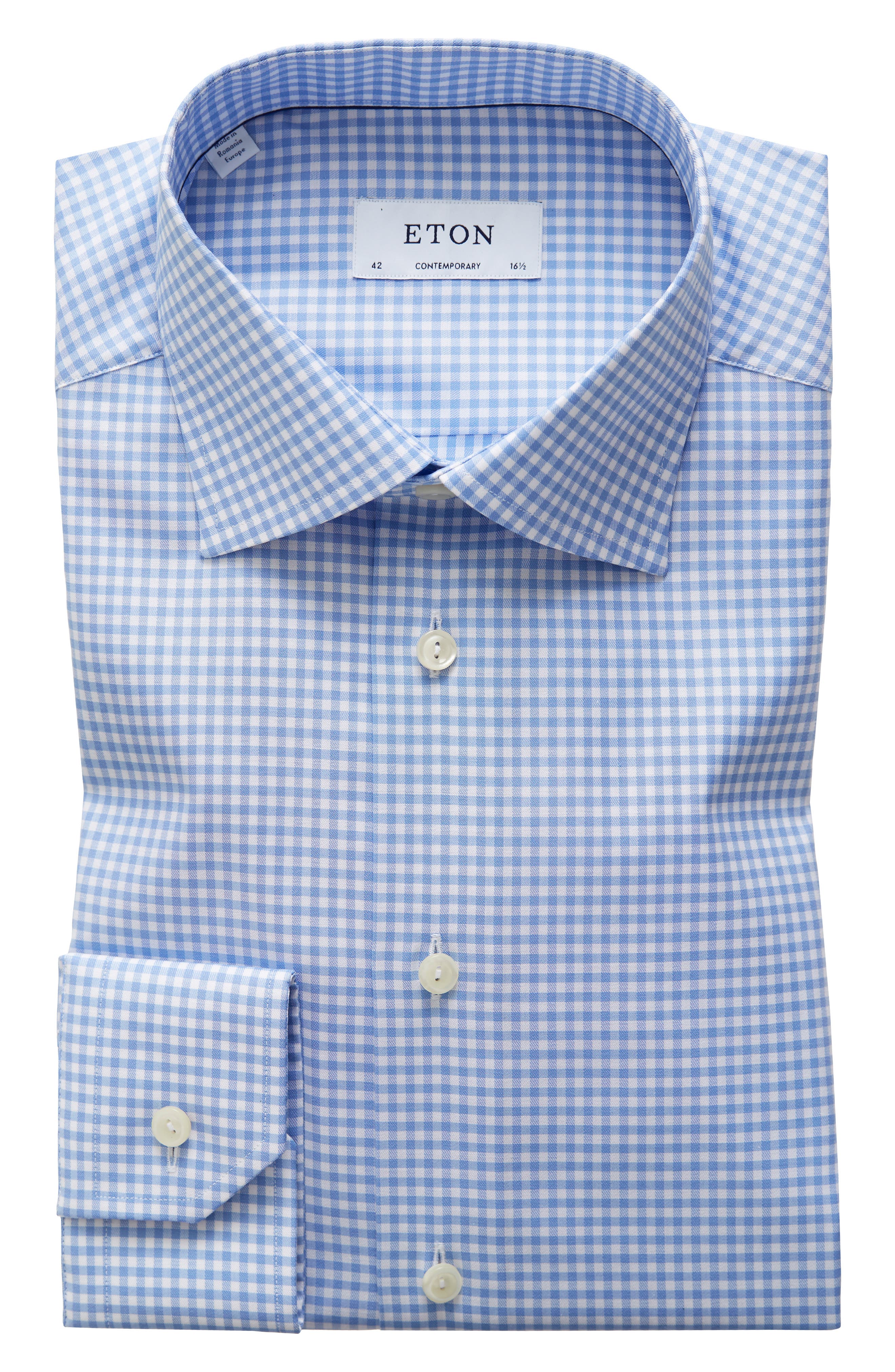Eton Check Print Sport Shirt | Nordstromrack