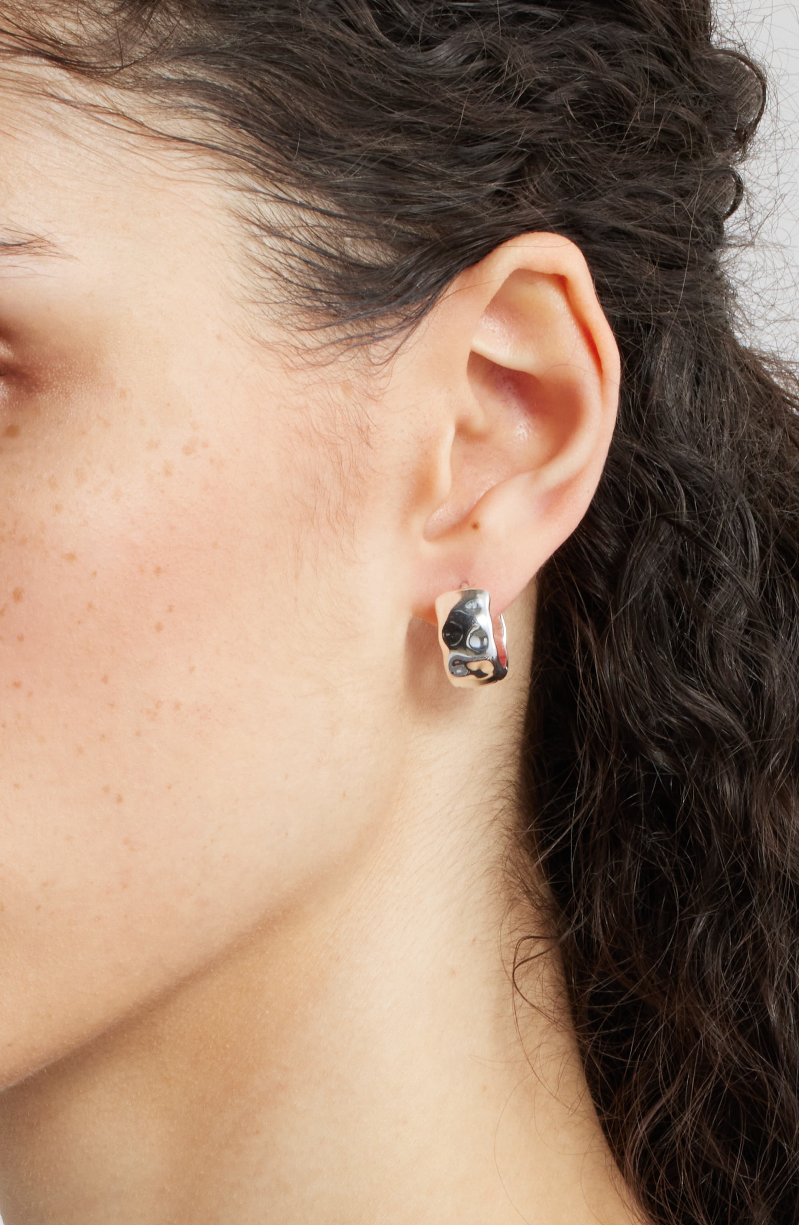 Molten Wide Huggie Hoop Earrings (Women) | Nordstromrack