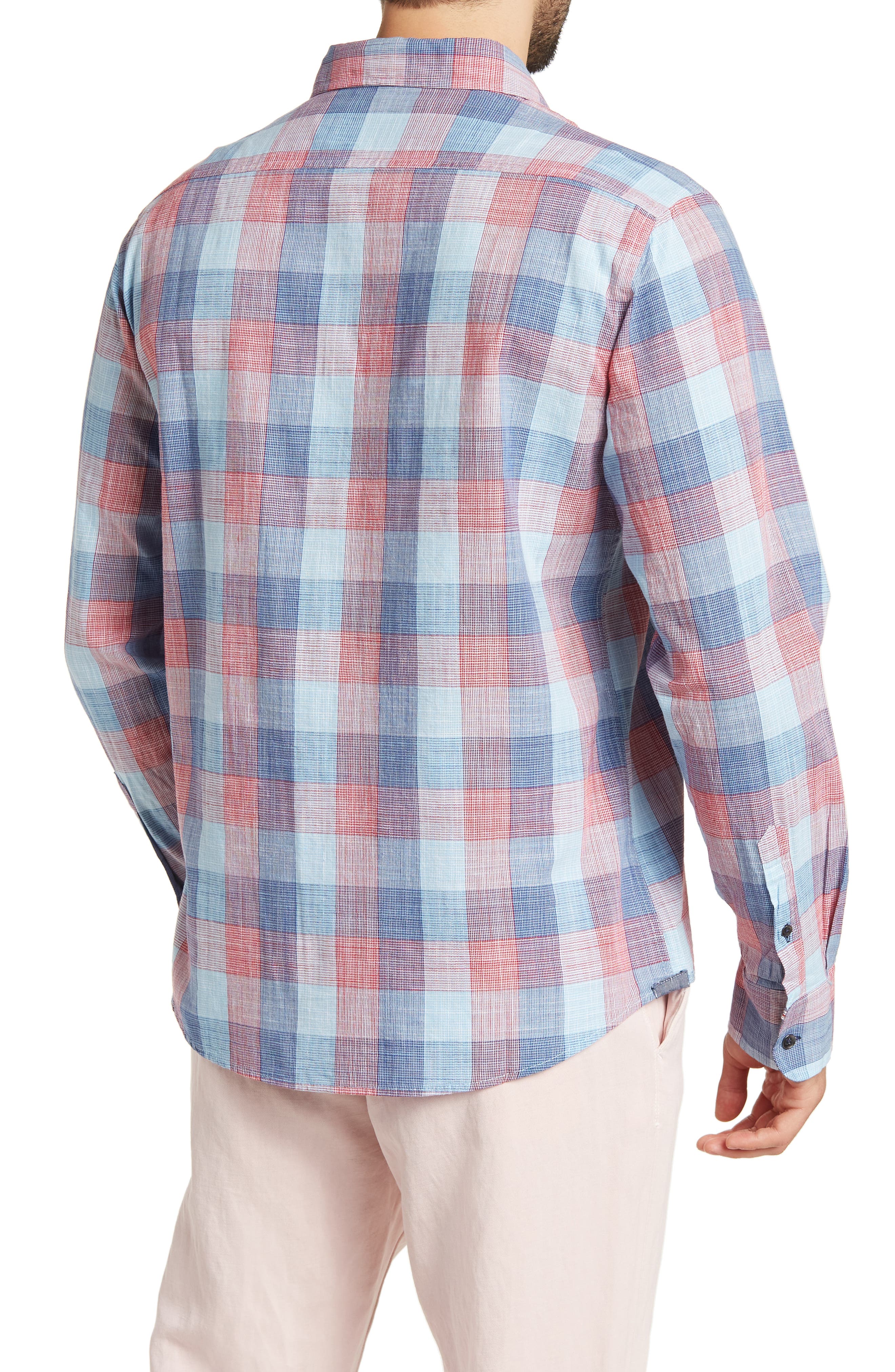 FLAG AND ANTHEM Aldora Checkered Long Sleeve Button-Up Shirt ...
